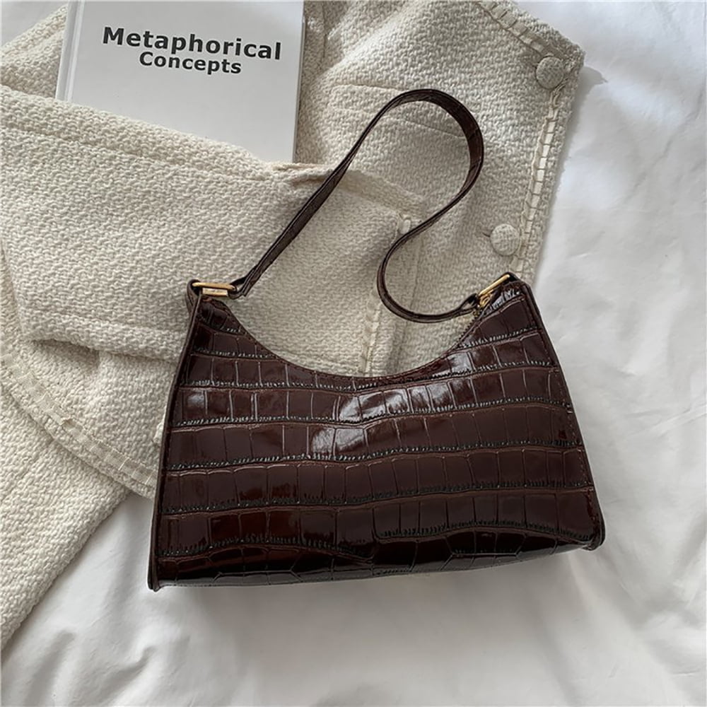 Joefnel Fashion Stone Pattern Shoulder Bags for Women Butterfly Chains ...