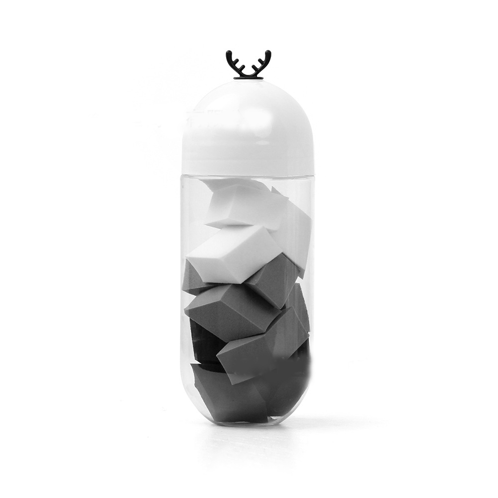 Joefnel Makeup Sponge Fan Shaped Box（15Pcs）, Fan Shape Makeup Sponge ...