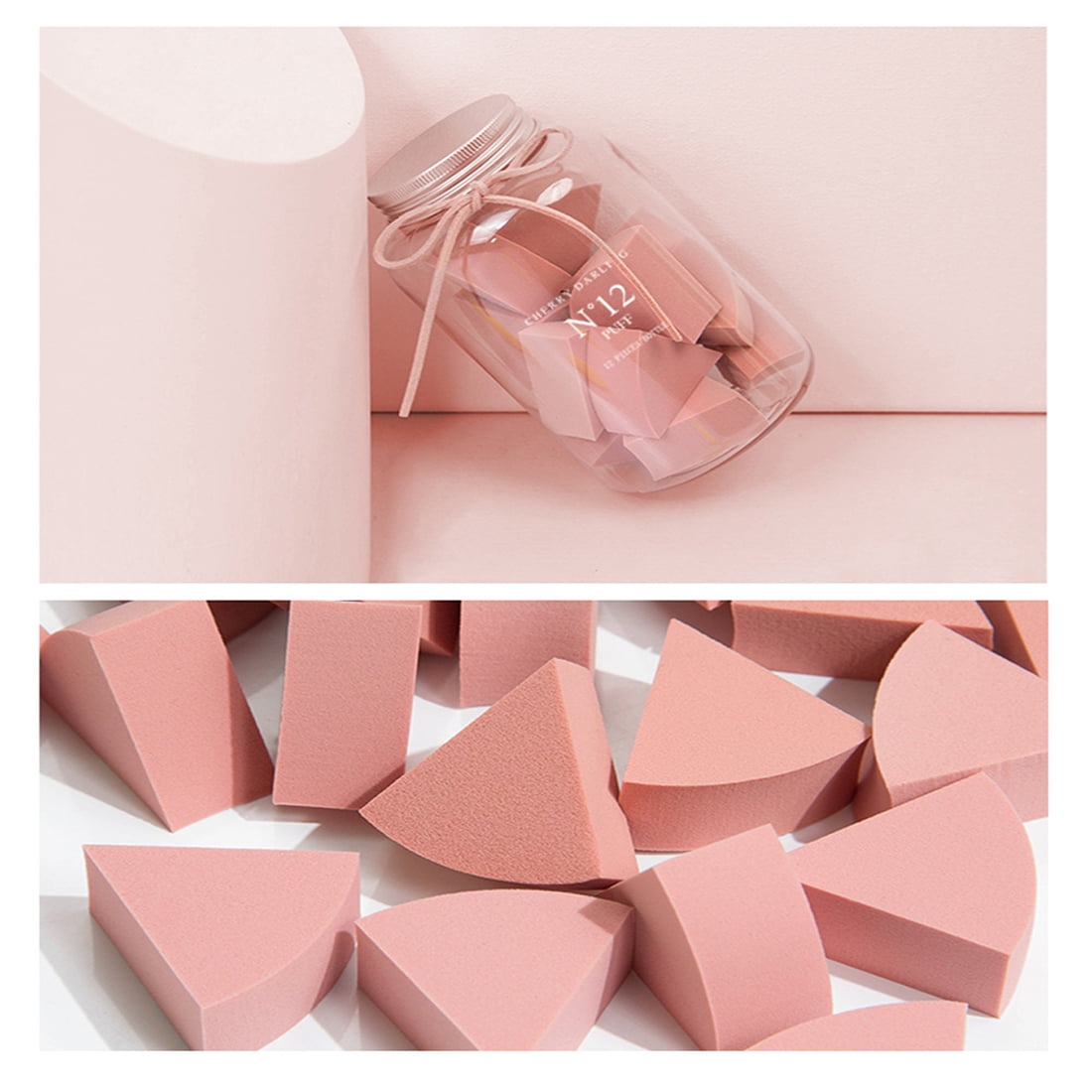 Joefnel Makeup Sponge Mini Applicator Wedges, Cosmetic Wedges Beauty ...