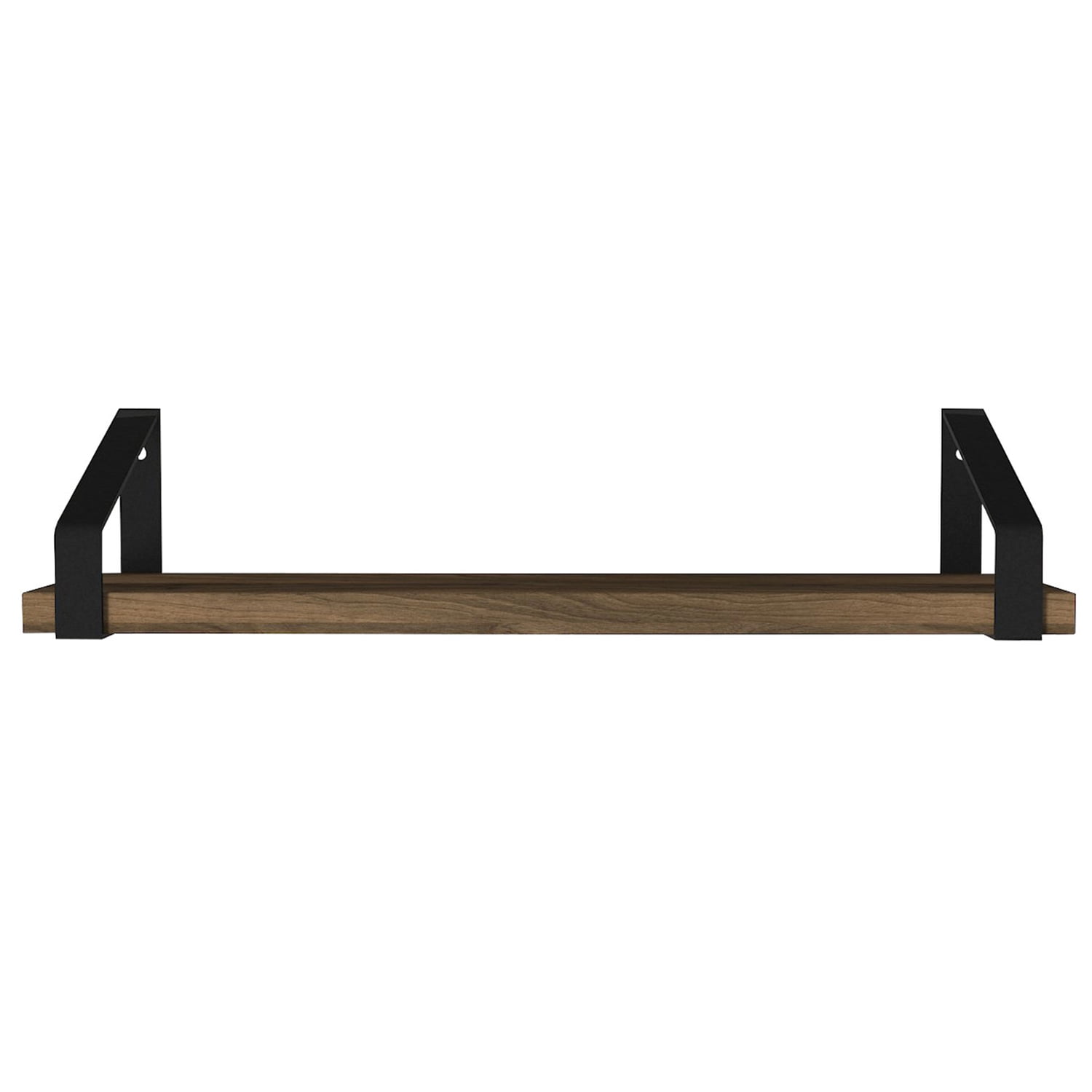 The Urban Port Joel 18 Inch Industrial Wooden Floating Wall Shelf ...