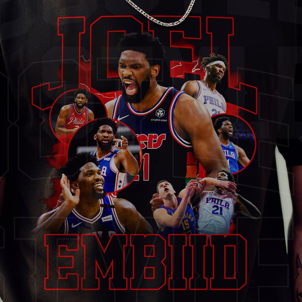 Joel Embiid 90s bootleg vintage style rap tee gift for Philadelphia ...