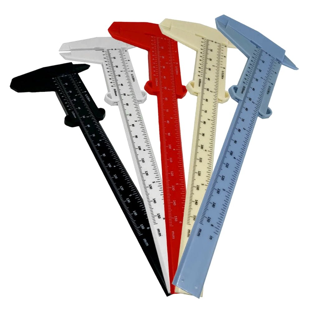 Joernso 0-150mm Double Scales Plastic DIY Paper Wood Craft Caliper ...