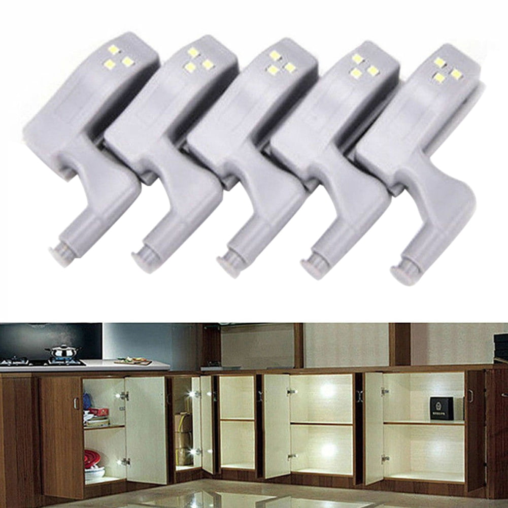 Joernso 1/10Pcs LED Hinge Light Smart Sensor Kitchen Cabinet Cupboard ...