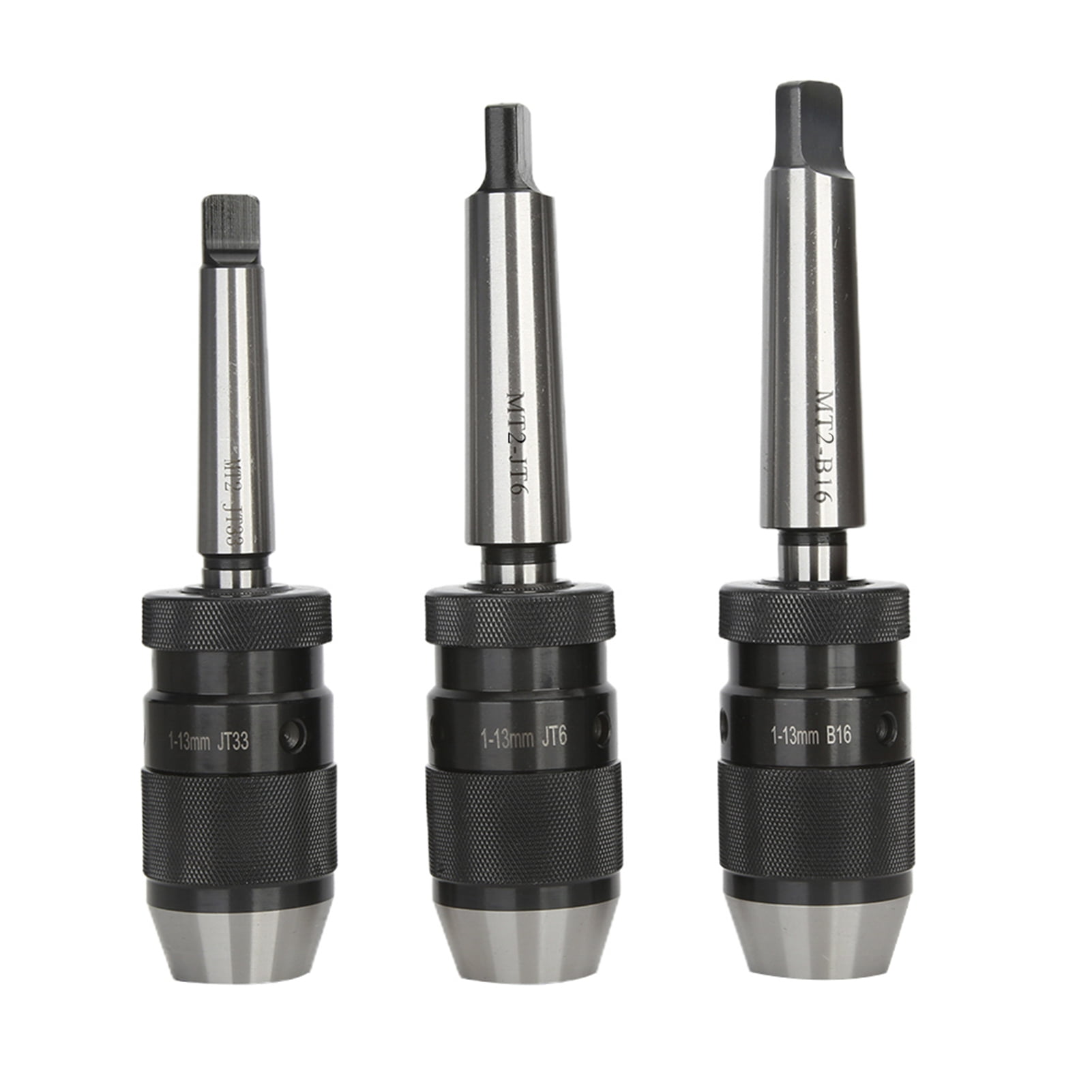 Joernso 1-13mm JT6/B16/JT33 Self Tighten Drill Chuck CNC Tool with MT2 ...