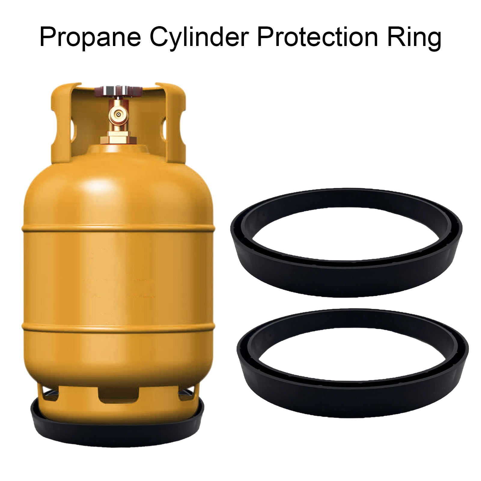 Joernso 1/2Pcs Protective Spacer Ring for Propane Cylinder Base Gas ...
