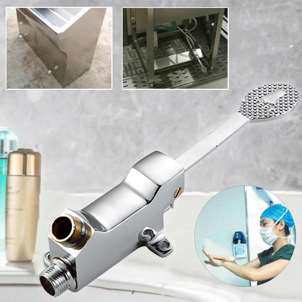 Joernso 1/2inch Foot Pedal Control Valve Faucet Basin Switch Water Sink ...