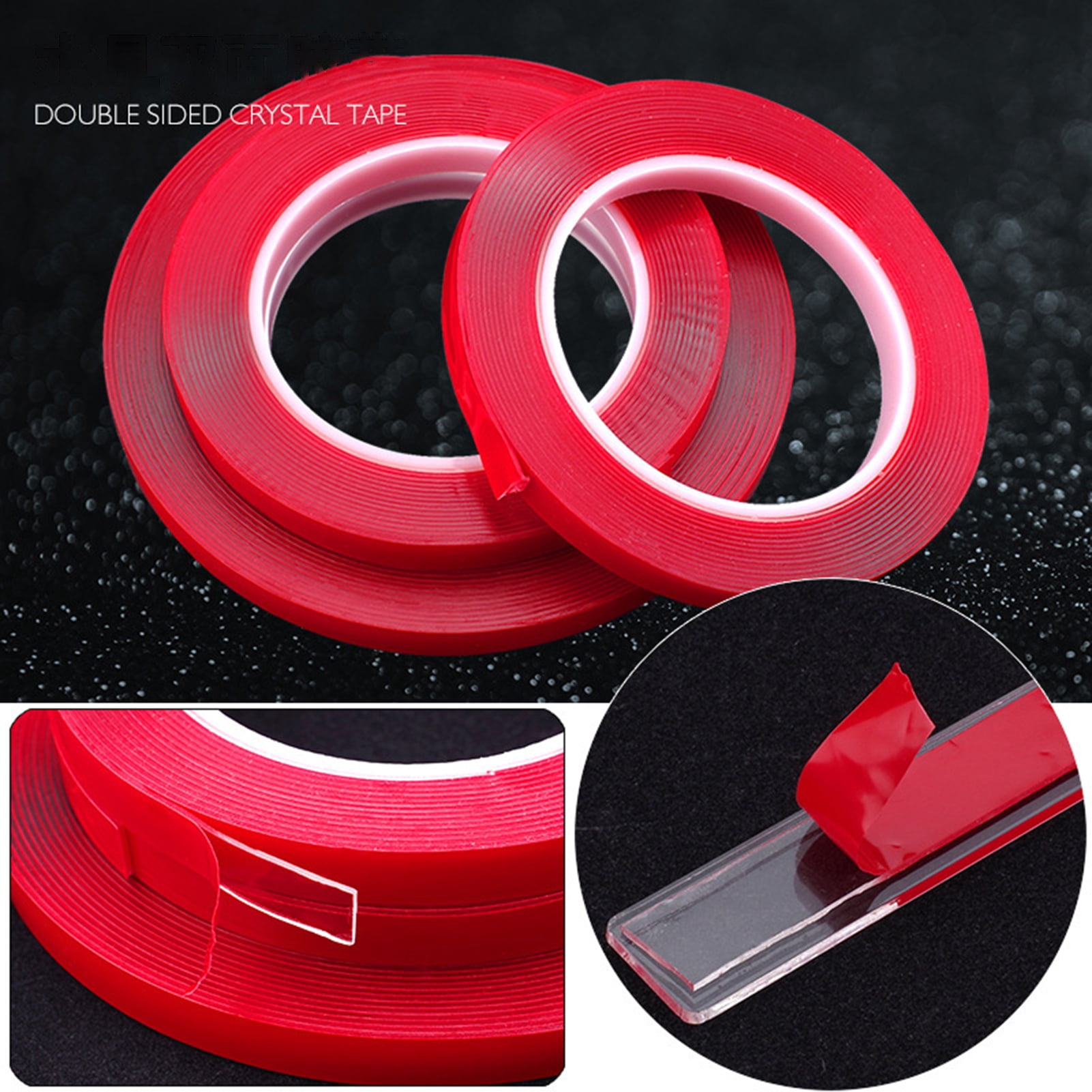 Joernso 1 Roll 3/5/10m Adhesive Tape High Viscosity No-Trace ...