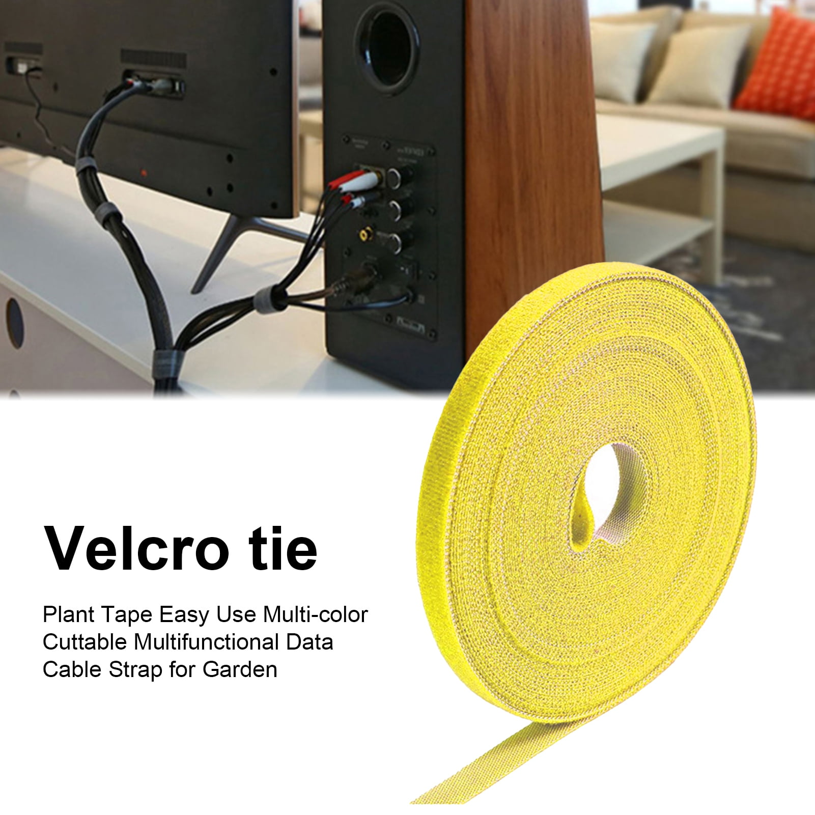 Joernso 1 Roll Reusable Plant Tape Easy Use Multi-color Cuttable ...