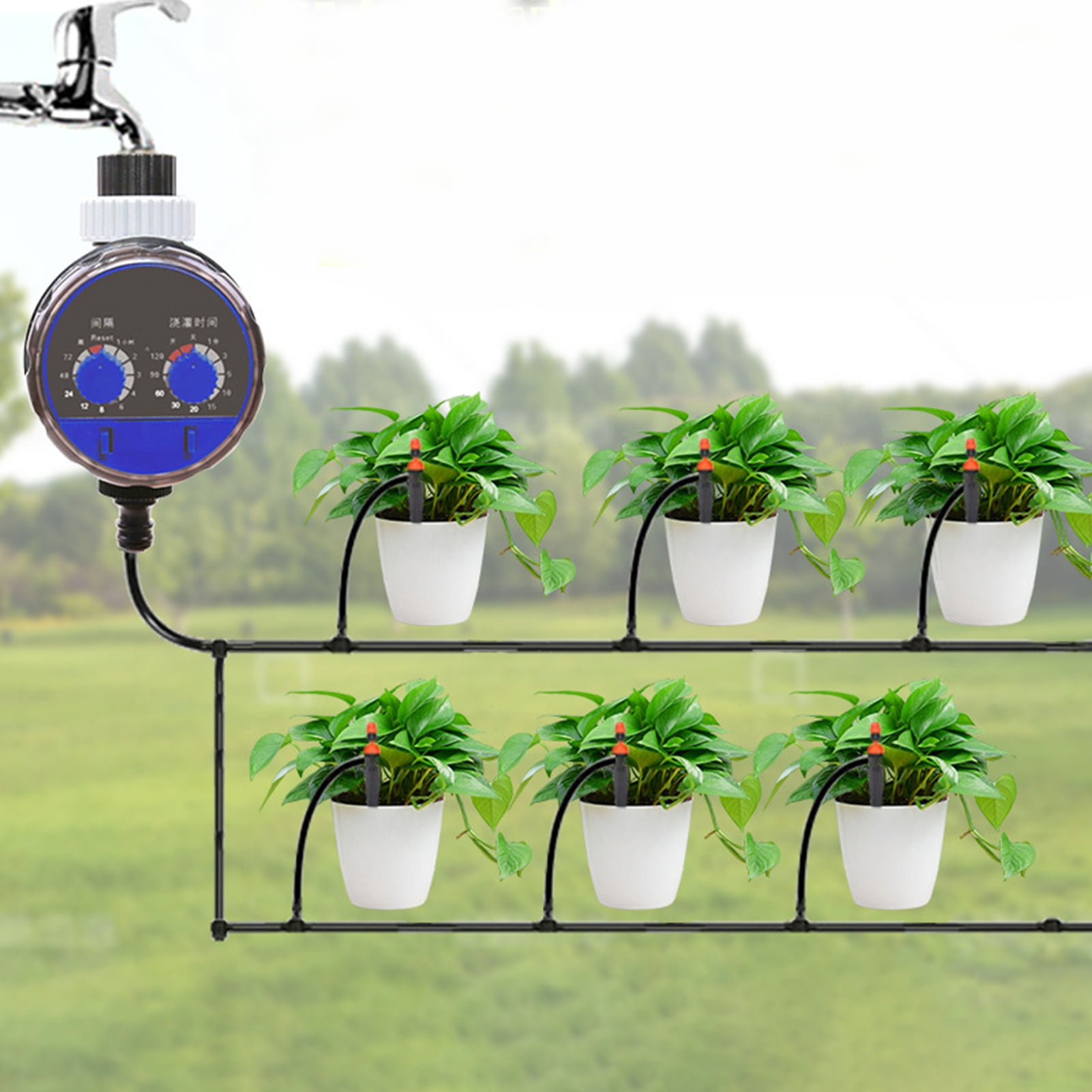 Joernso 1 Set Digital Water Timer Adjustable Water-saving Sensitive ...