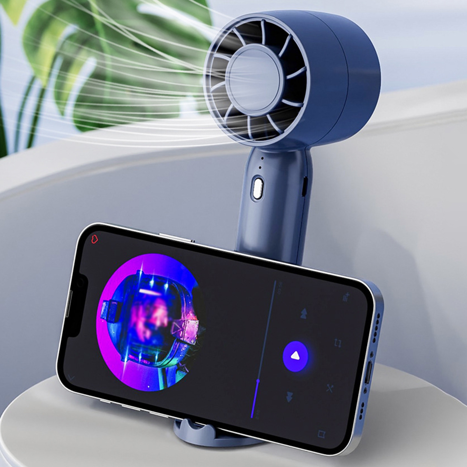 Joernso 1 Set Handheld Fan 3 Gears Wind Accumulation Air Flow ...