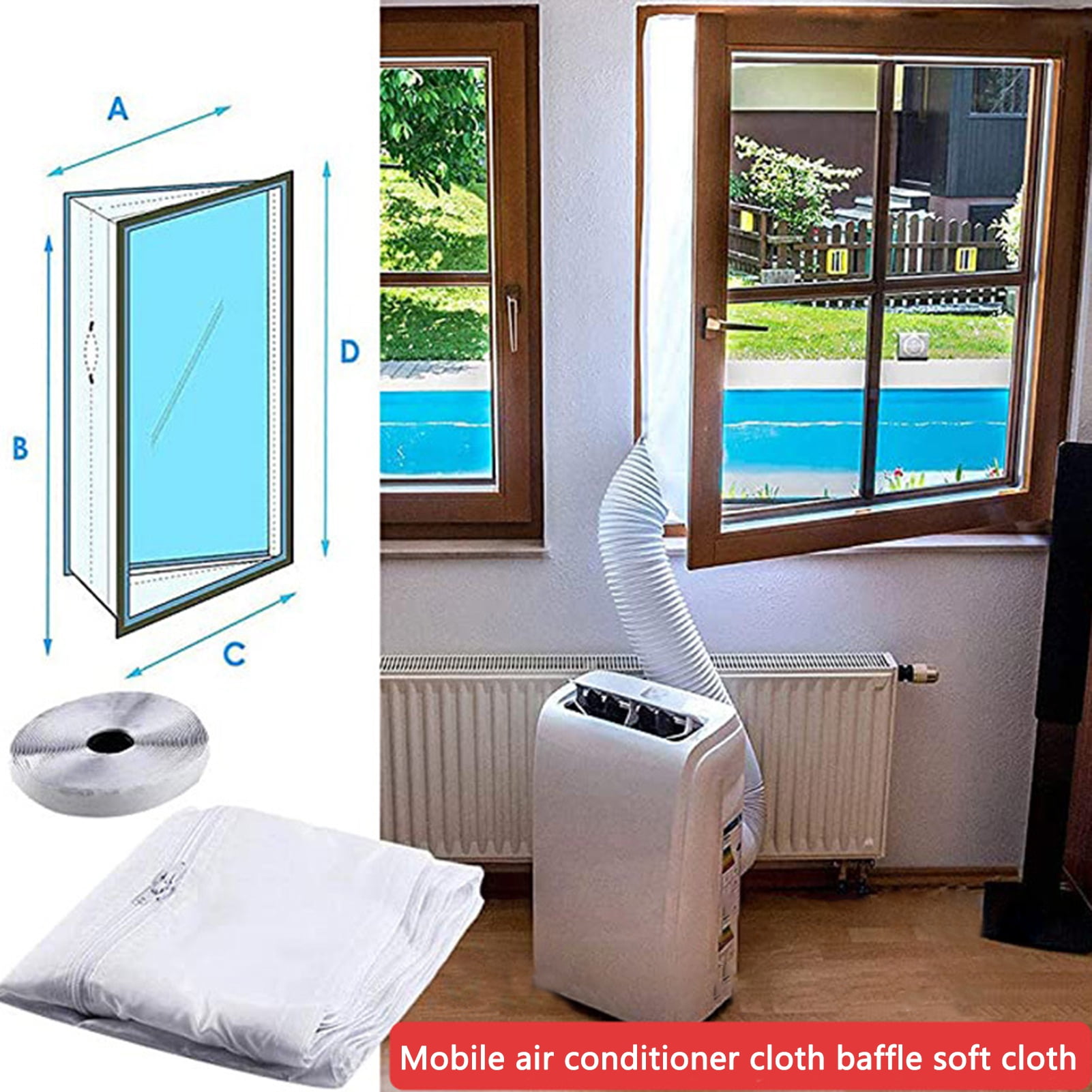 Joernso 1 Set Window Seal Cloth Universal Effective Non Woven Fabric ...