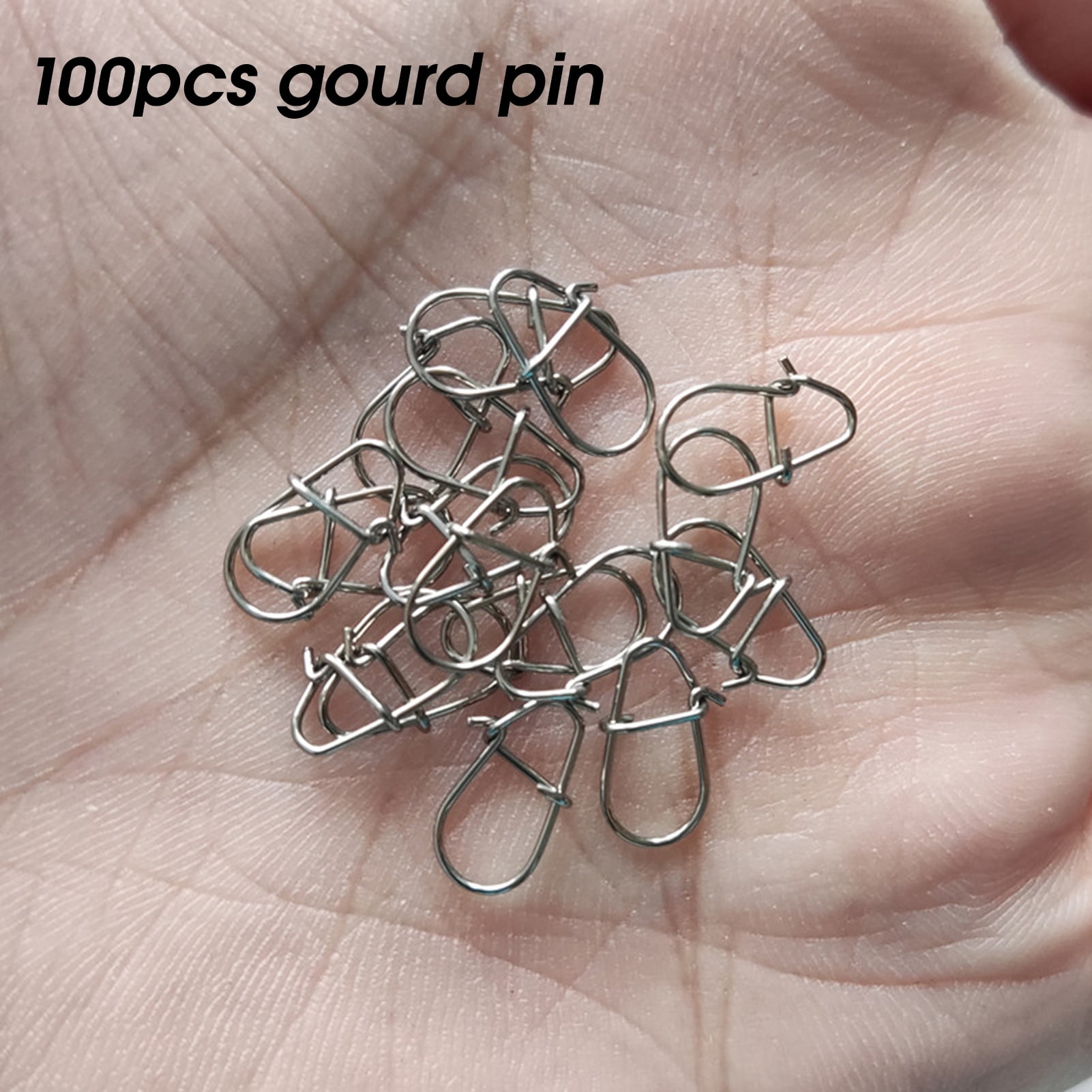 Joernso 100Pcs Fishing Swivel Snaps Rustproof Quick Change 304 ...