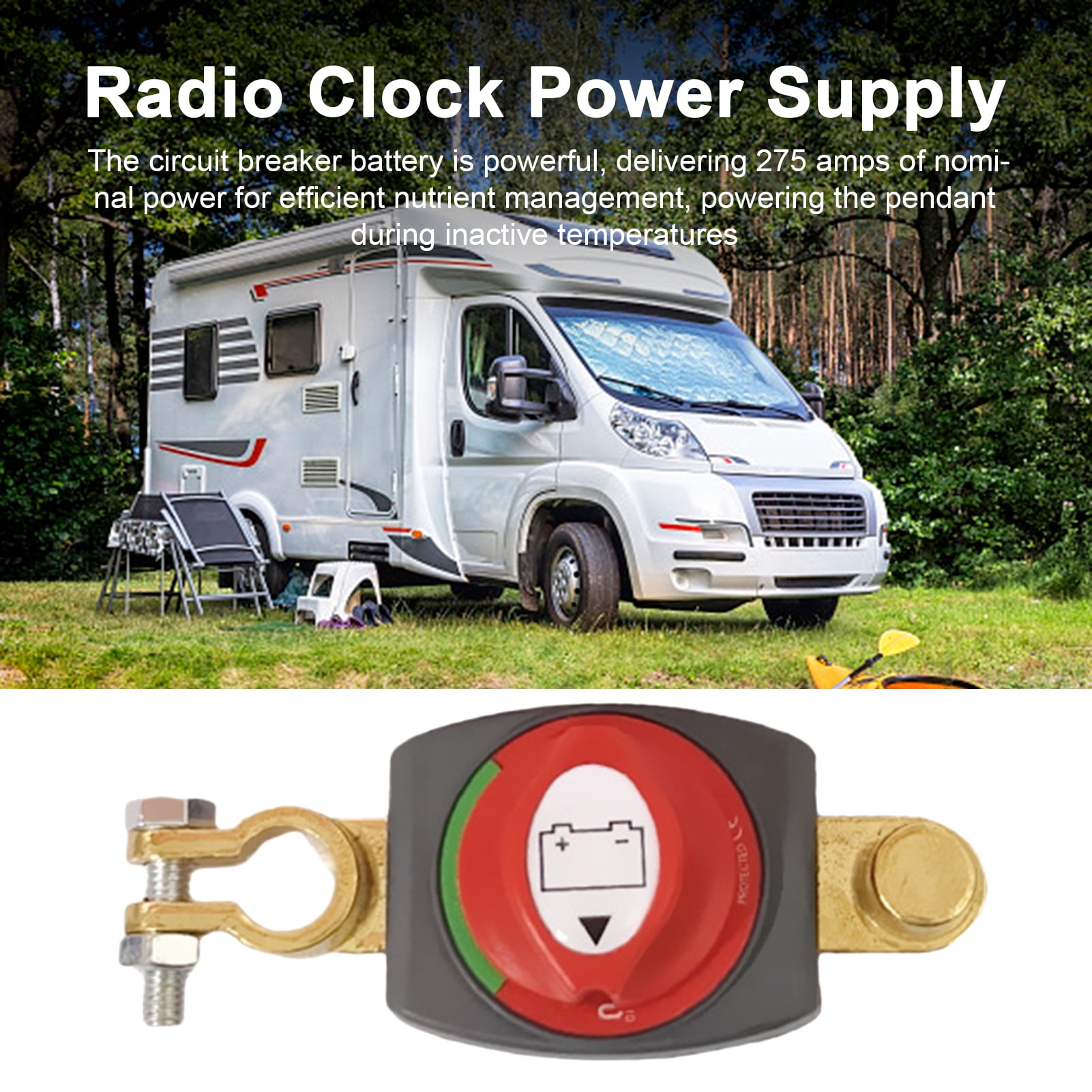 Joernso 12V Battery Switch 275A On/Off Waterproof Circuit Breaker 12 ...