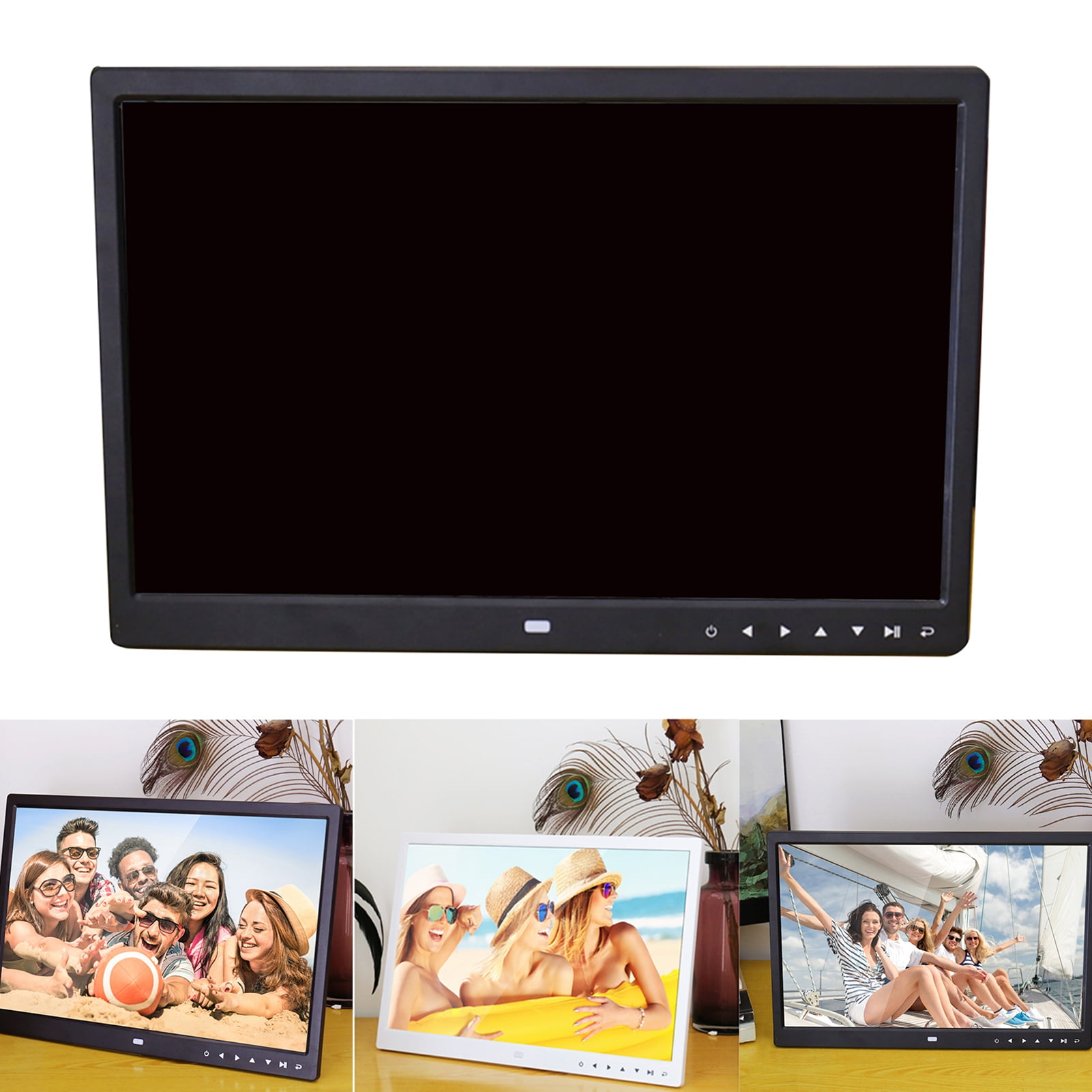 Joernso 15 Inch Full Function Remote Control Digital Photo Frame ...