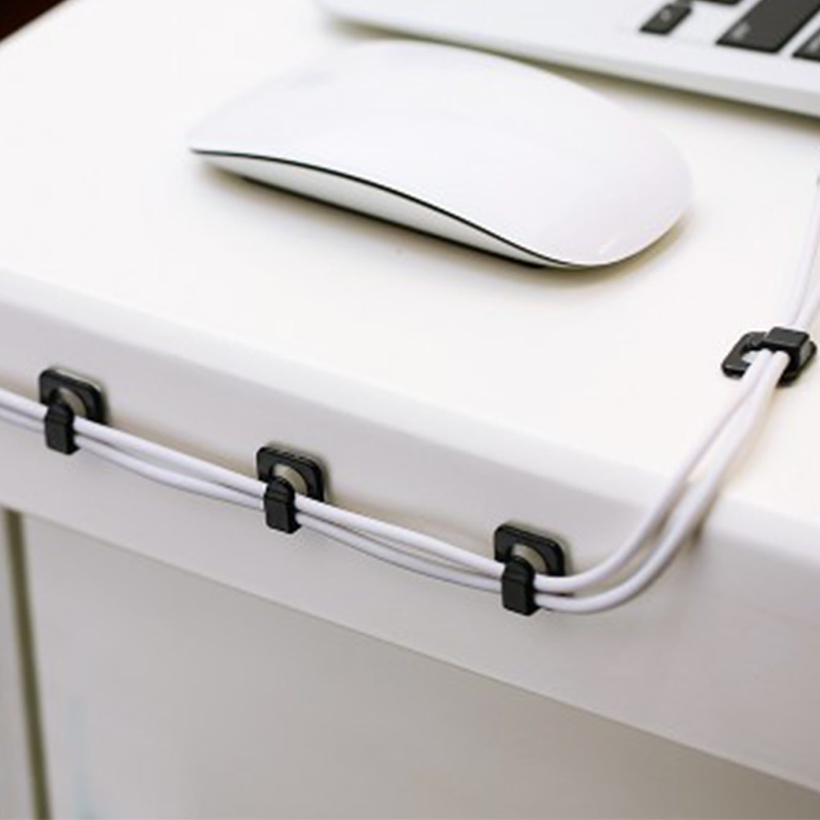 Joernso 18Pcs Cable Clips Multi-purpose Self-adhesive Plastic Space ...