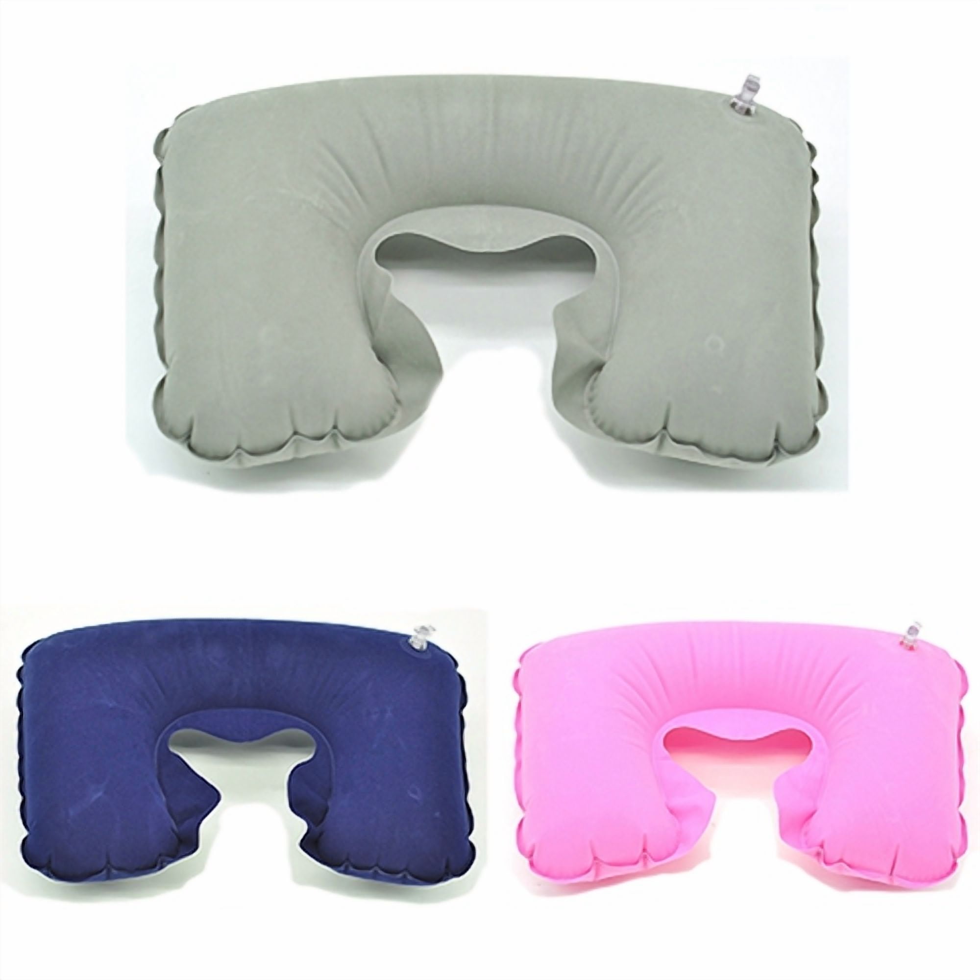 Joernso 1Pc Inflatable Travel Air Cushion Neck Rest U Shape Plane ...