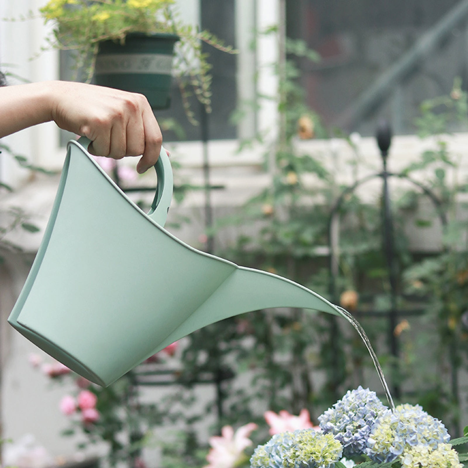 Joernso 2L Watering Can Long Mouth Wear-resistant Large Capacity Flower ...