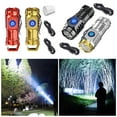 Joernso 2Pcs LED Torch Super Power Flashlight Super Bright High Lumens ...