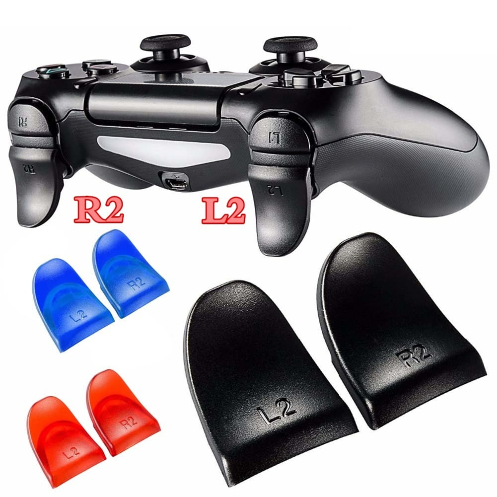 Joernso 2Pcs R2 L2 Dual Trigger Extender Extra Longer Button for PS4 ...