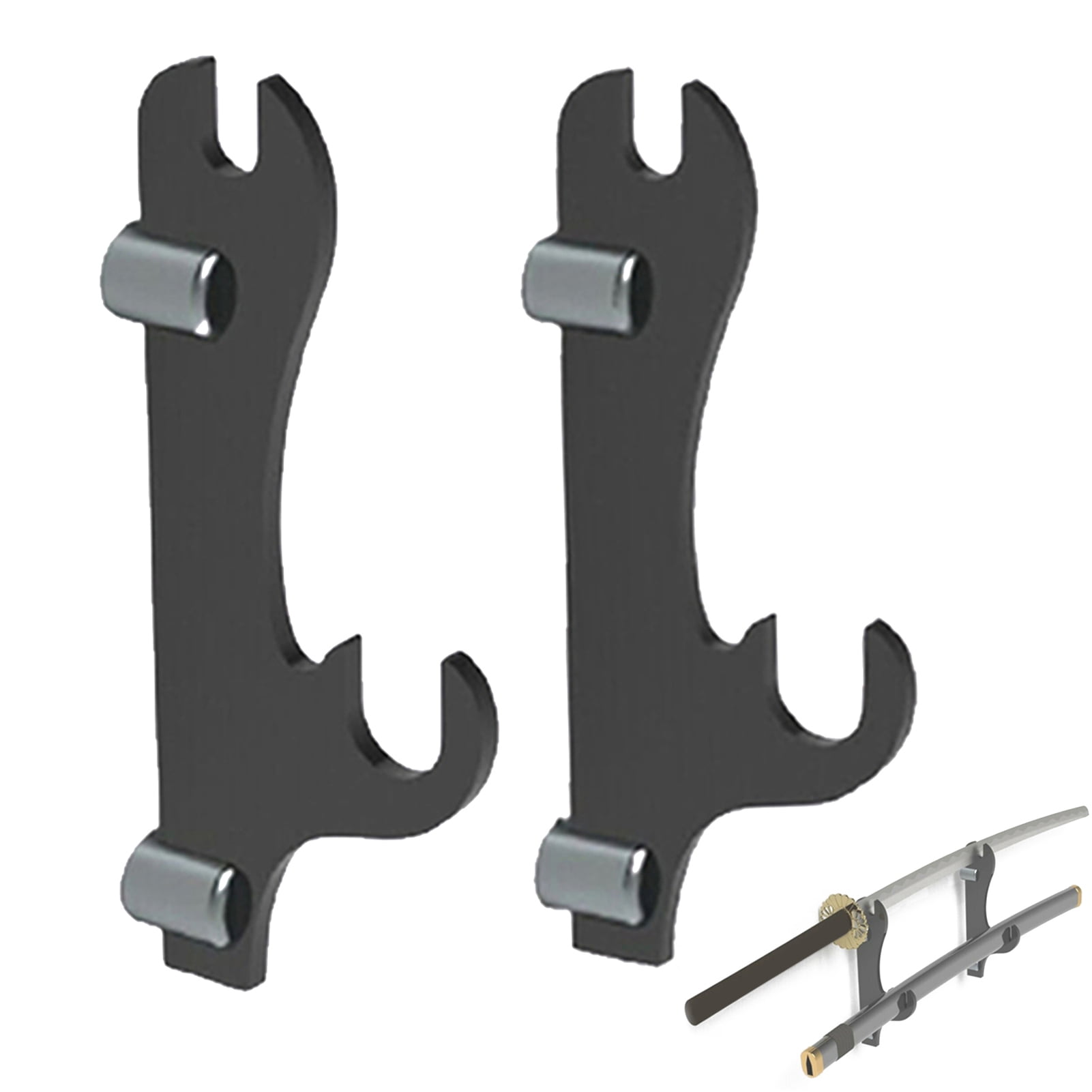 Joernso 2Pcs/Set Acrylic Scabbard Bracket Stand Sword Holder Wall ...