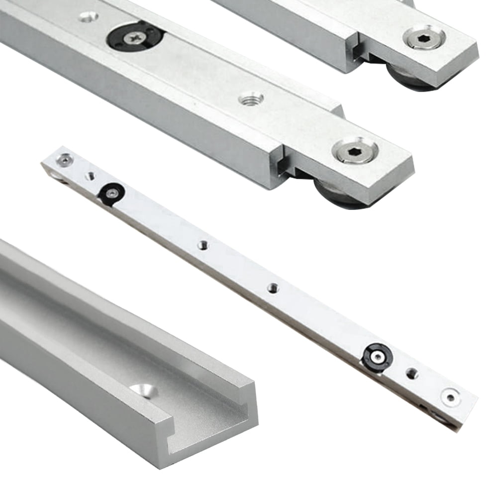 Joernso 30/40/50/60cm Woodworking Aluminum T-track Slot Slider Bar ...