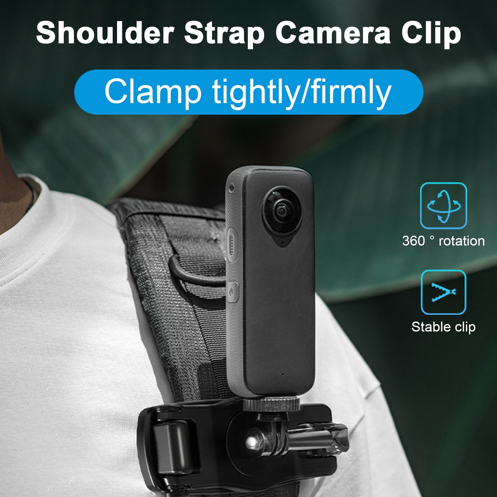 Joernso 360 Degree Rotating Backpack Clip for Insta360X4/Action3/4 ...