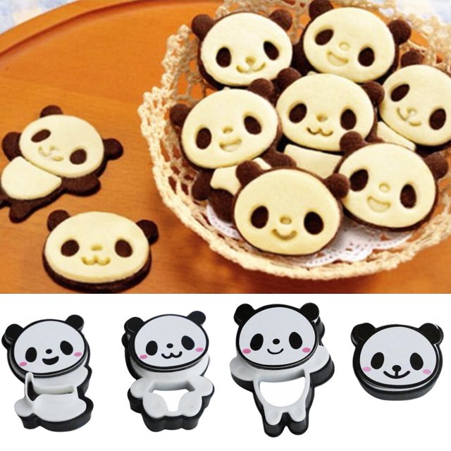 Joernso 3D Cute Panda Shape DIY Biscuit Cutter Cake Cookie Mold Kitchen ...
