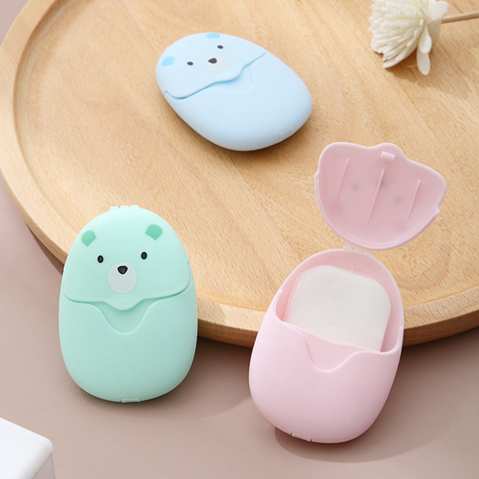 Joernso 50Pcs Soap Slices Mini Portable Convenient Scented Slice Sheets ...