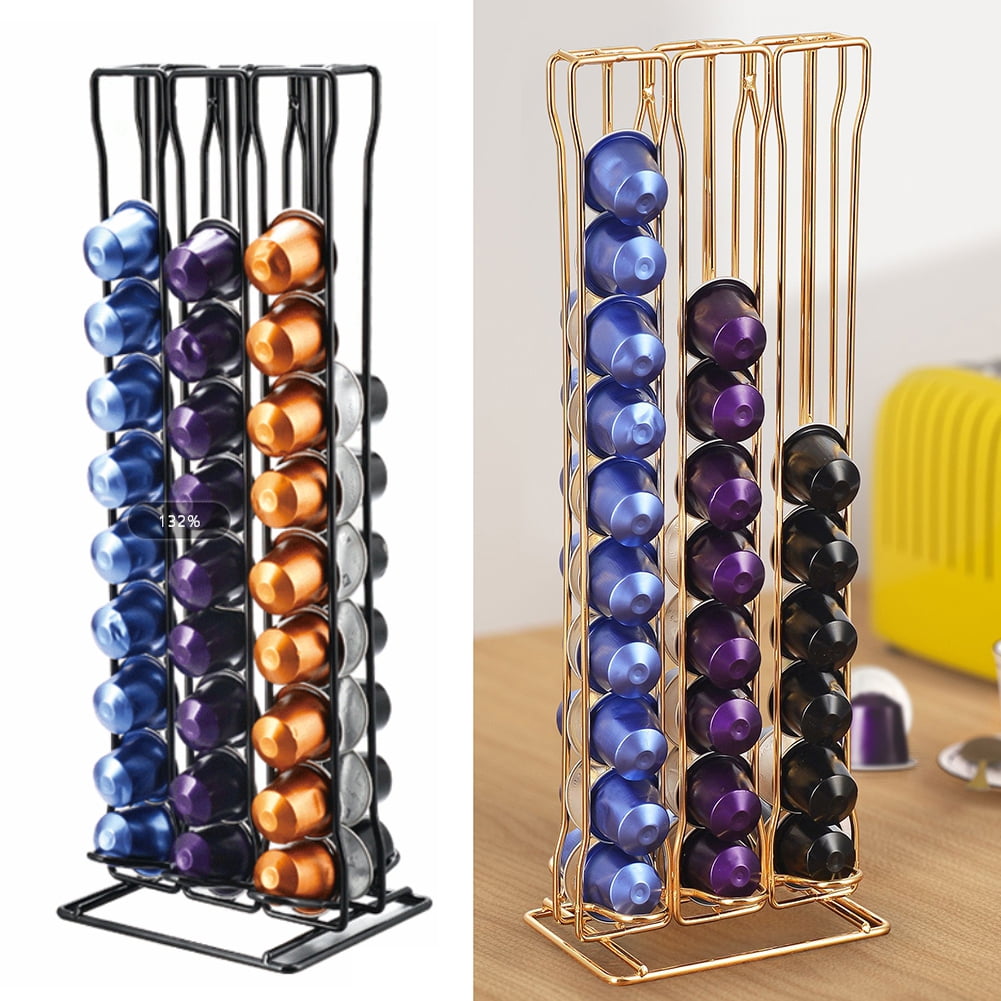 Joernso 60 Coffee Capsules Storage Rack Organizer Pods Holder Display ...