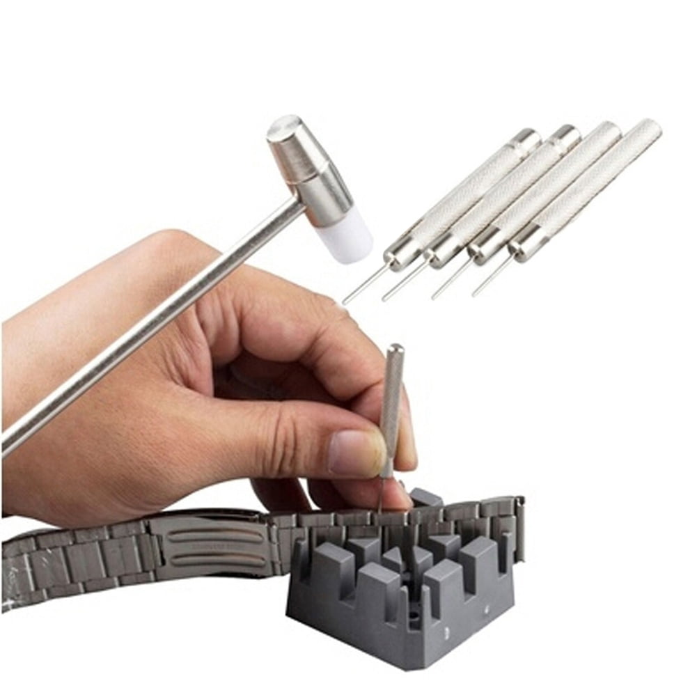Joernso 6Pcs Watch Band Link Hammer Punch Pins Strap Bracelet Holder ...