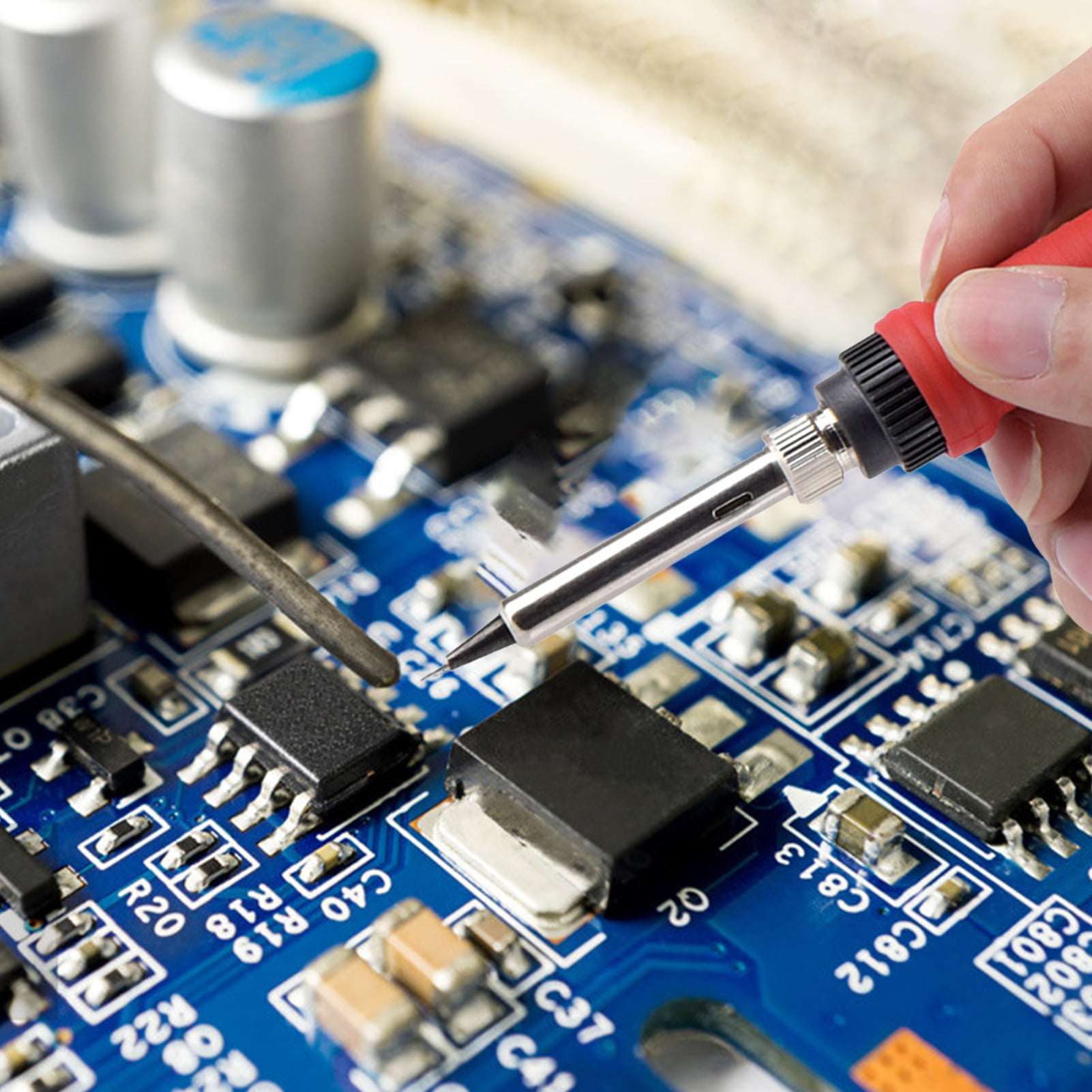 Joernso 80W 908S Soldering Iron LCD Adjustable Multi-function Anti ...