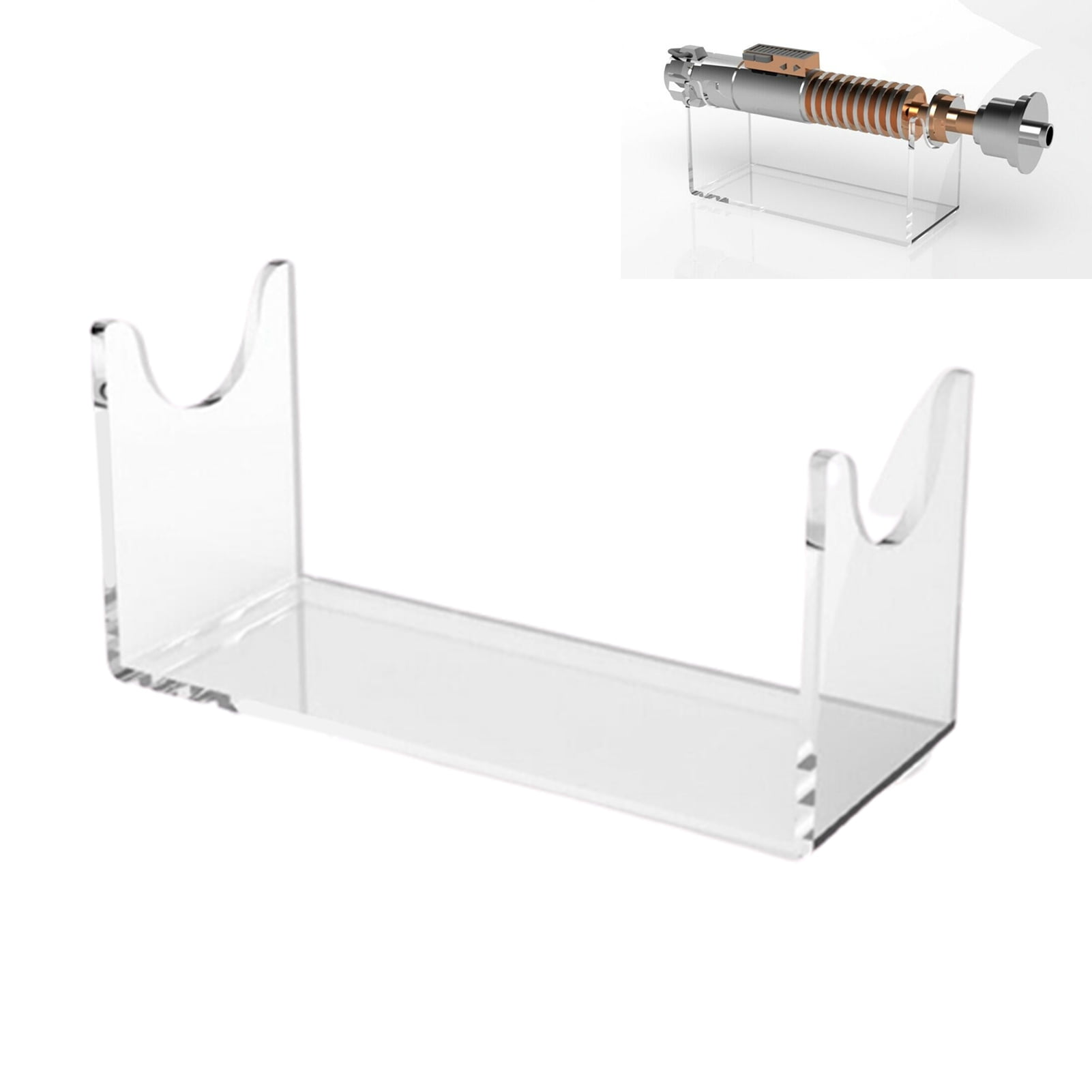 Joernso Acrylic Wand Shelf Storage Rack Display Stand Holder Home Sword ...