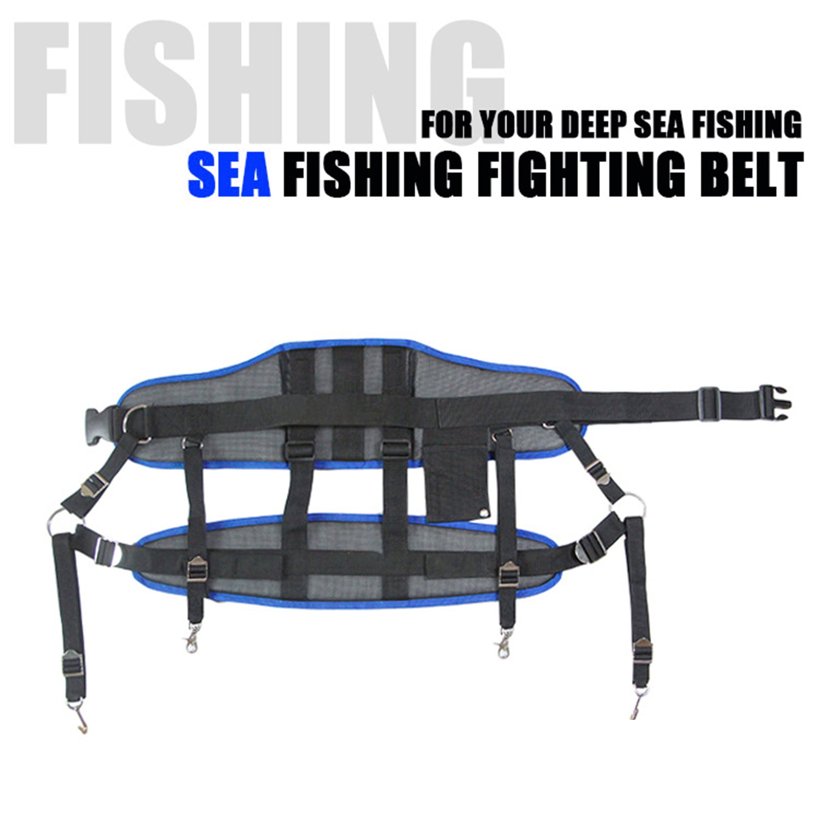 Joernso Adjustable Fighting Belt Impact Resistant Fishing Harnesses for ...