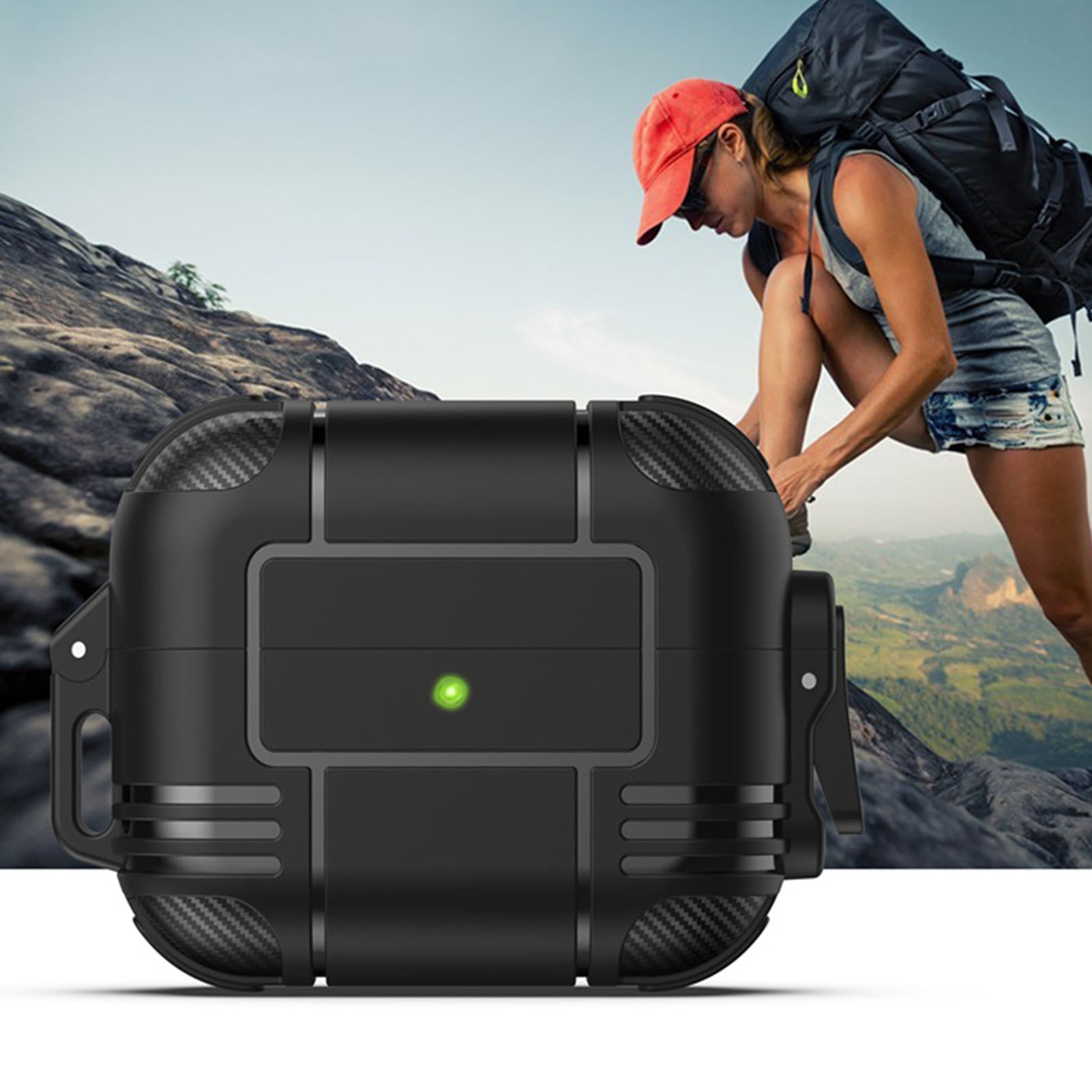 Joernso Attractive Earphone Case Hanging Hole TPU Flexible 360 ...