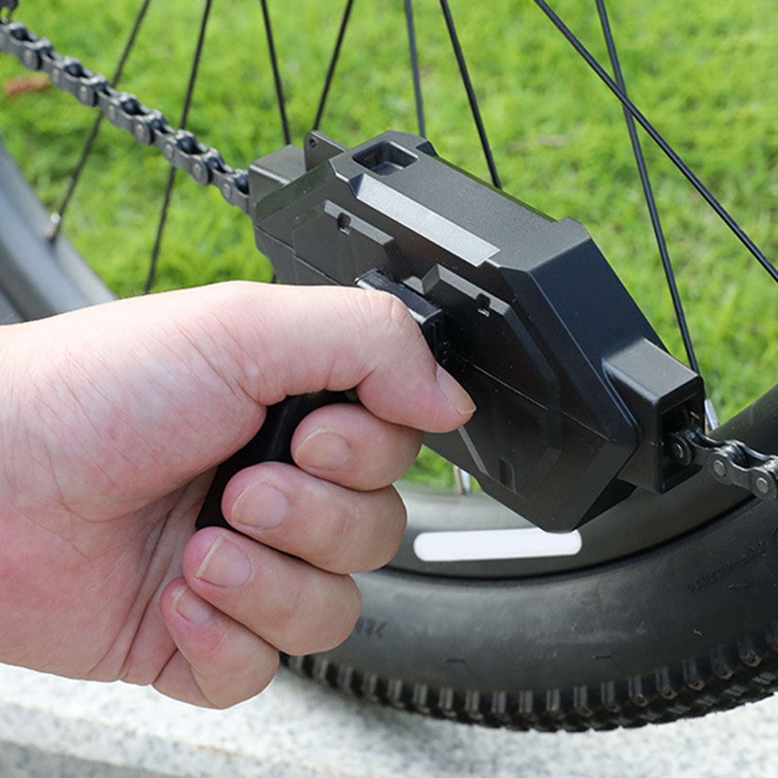 Joernso Bicycle Chain Cleaners Easily Remove Dirt Anti-crack Accessory ...