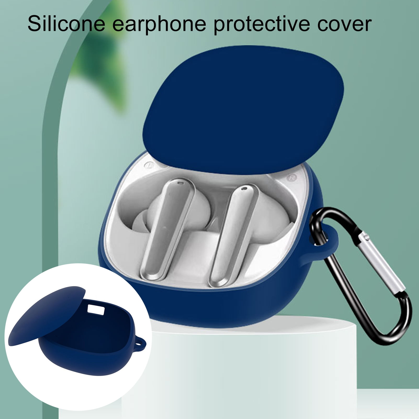 Joernso Bluetooth Earphone Silicone Case Protective Cover Storage Shell ...