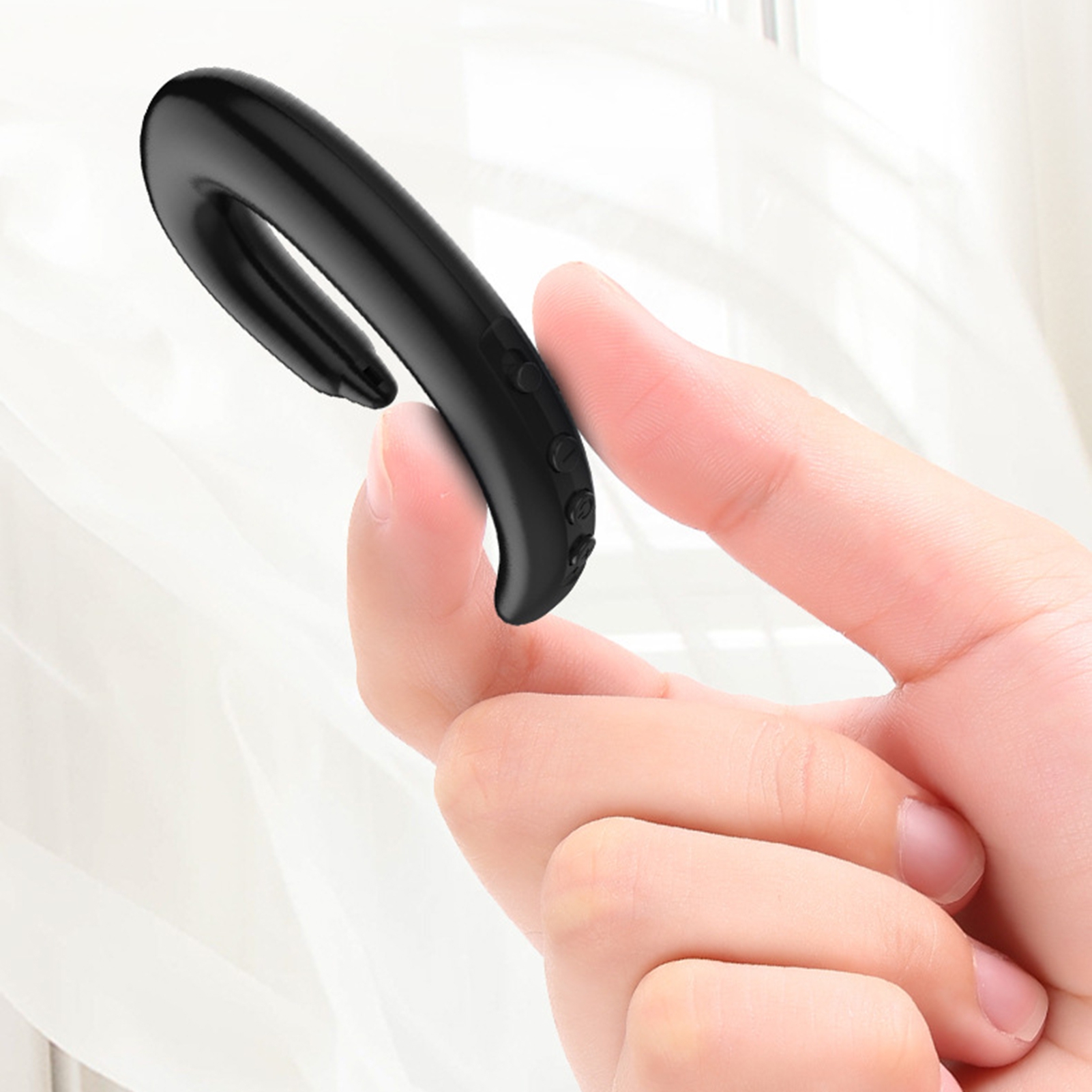 Joernso Bluetooth-compatible 4.2 Earphone Ear Hook Bone Conduction Wireless Stereo Music Headset ...