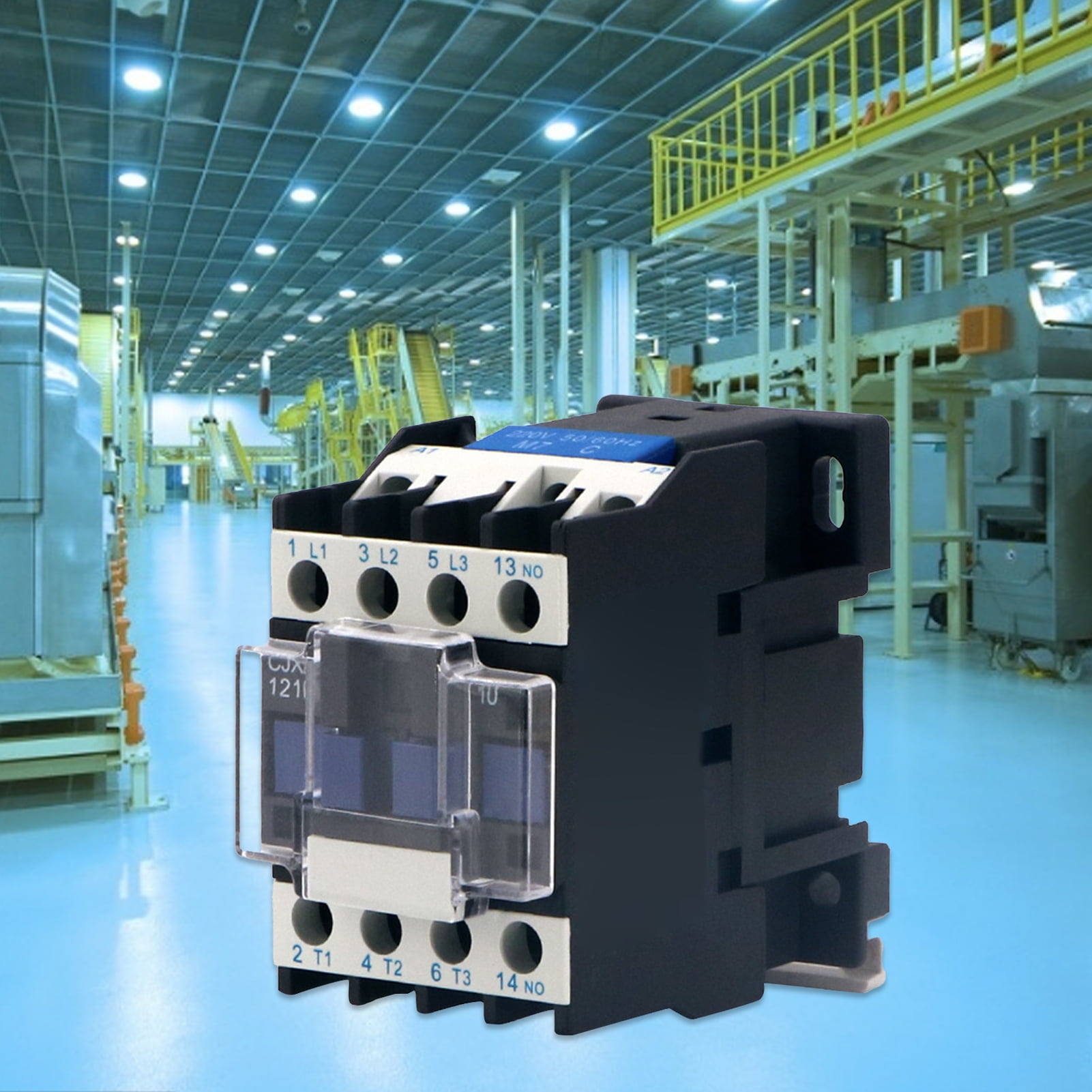 Joernso CJX2-1210 AC Contactor Flame Retardant Stable 3 Poles ...