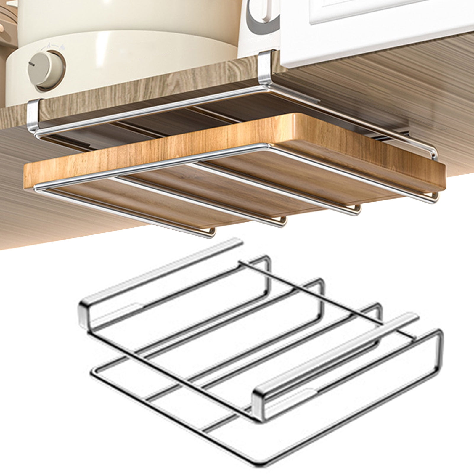 Joernso Chopping Board Rack Under-Cabinet Cutting Board Holder Strong ...