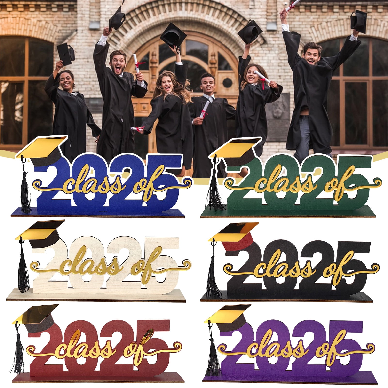 Joernso Class of 2025 Graduation Table Sign High School College ...