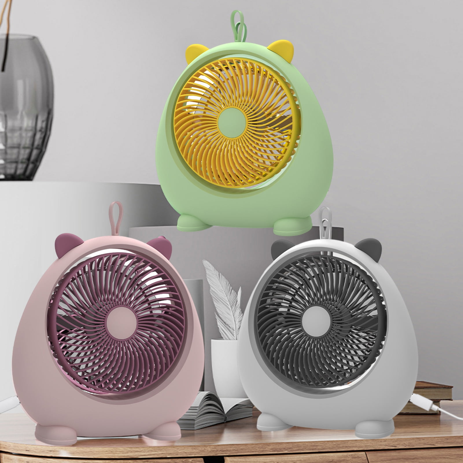 Joernso Cooling Fan Adjustable Air Outlet Three Wind Speeds Power ...