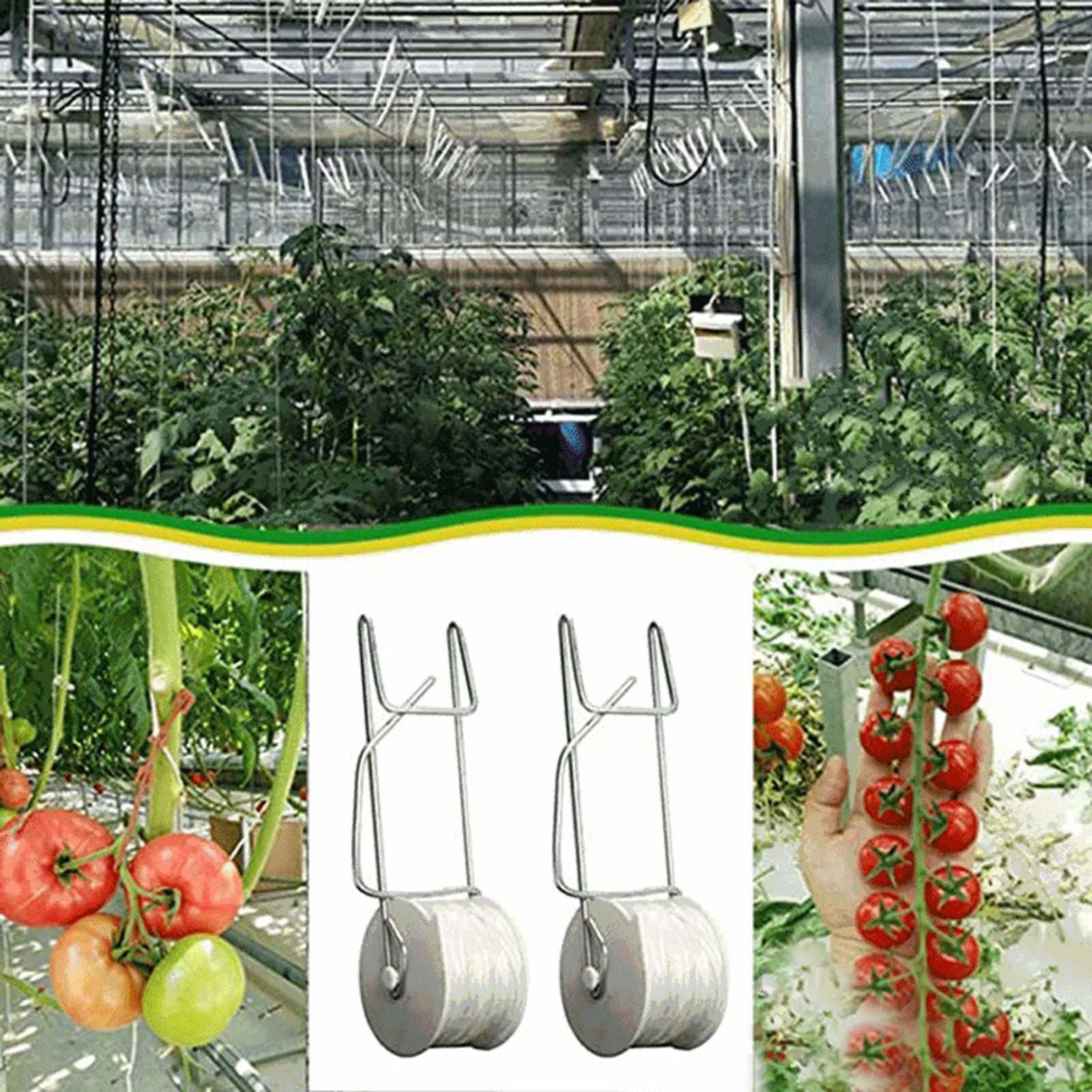 Joernso Crop Trellis Roller Hook Easy to Use Wide Applications Durable High Temperature ...