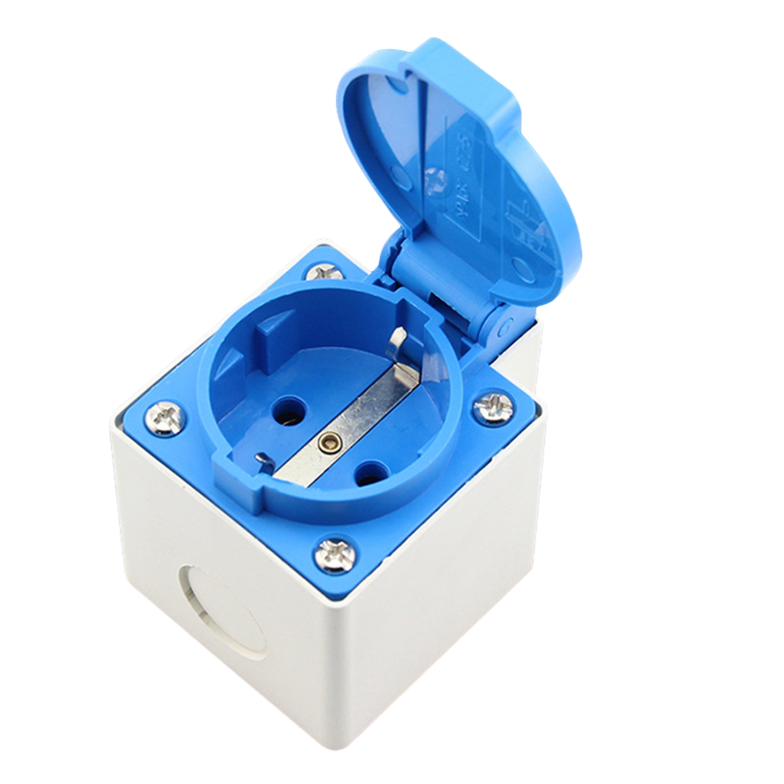 Joernso EU Plug 16A 250V IP44 Waterproof Outdoor Bathroom Electrical ...