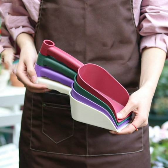 Joernso Ergonomic Anti-slip Handle Planting Shovel Plastic Practical Soil Loosening Flower ...