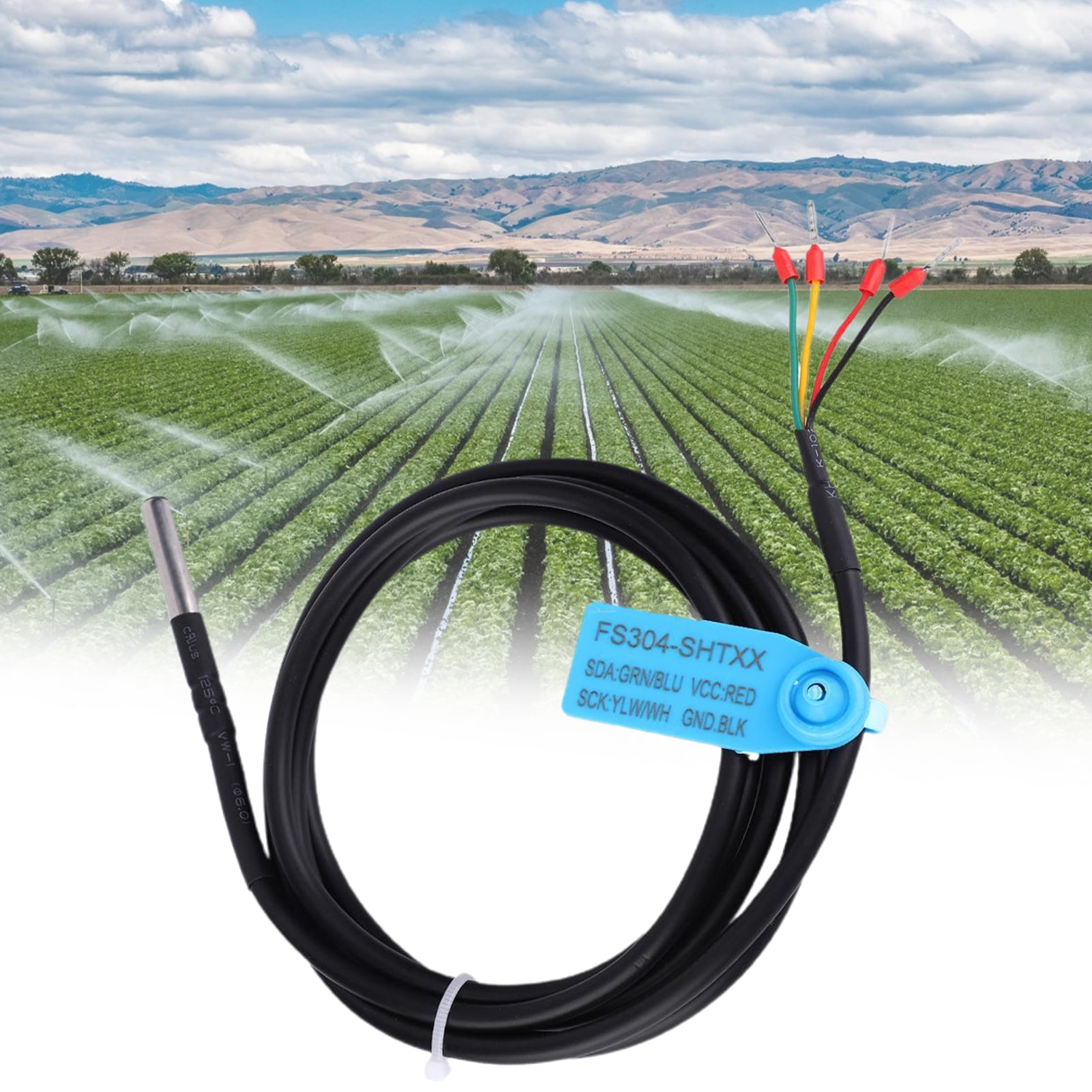 Joernso FS304-SHT20 Temperature Humidity Sensor Probe Digital I2C Output Waterproof High ...