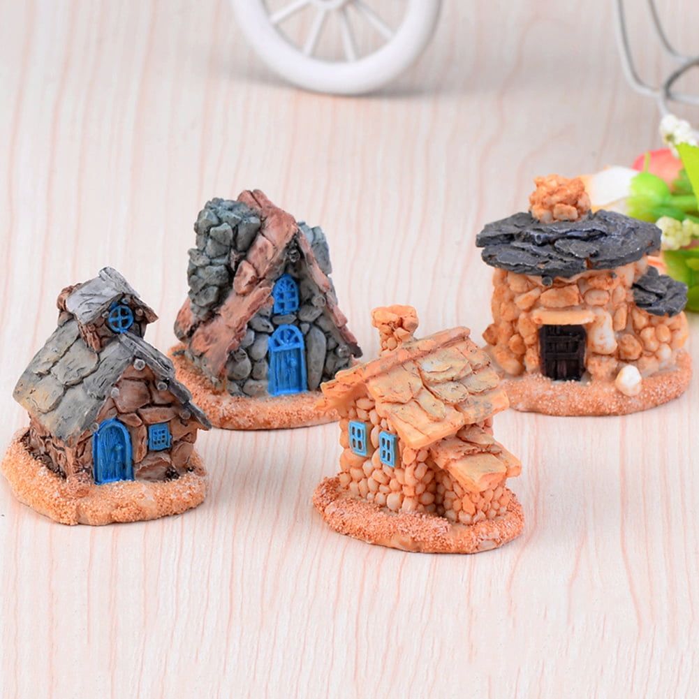 Joernso Fairy Castle Miniature Stone House Micro Landscape DIY ...