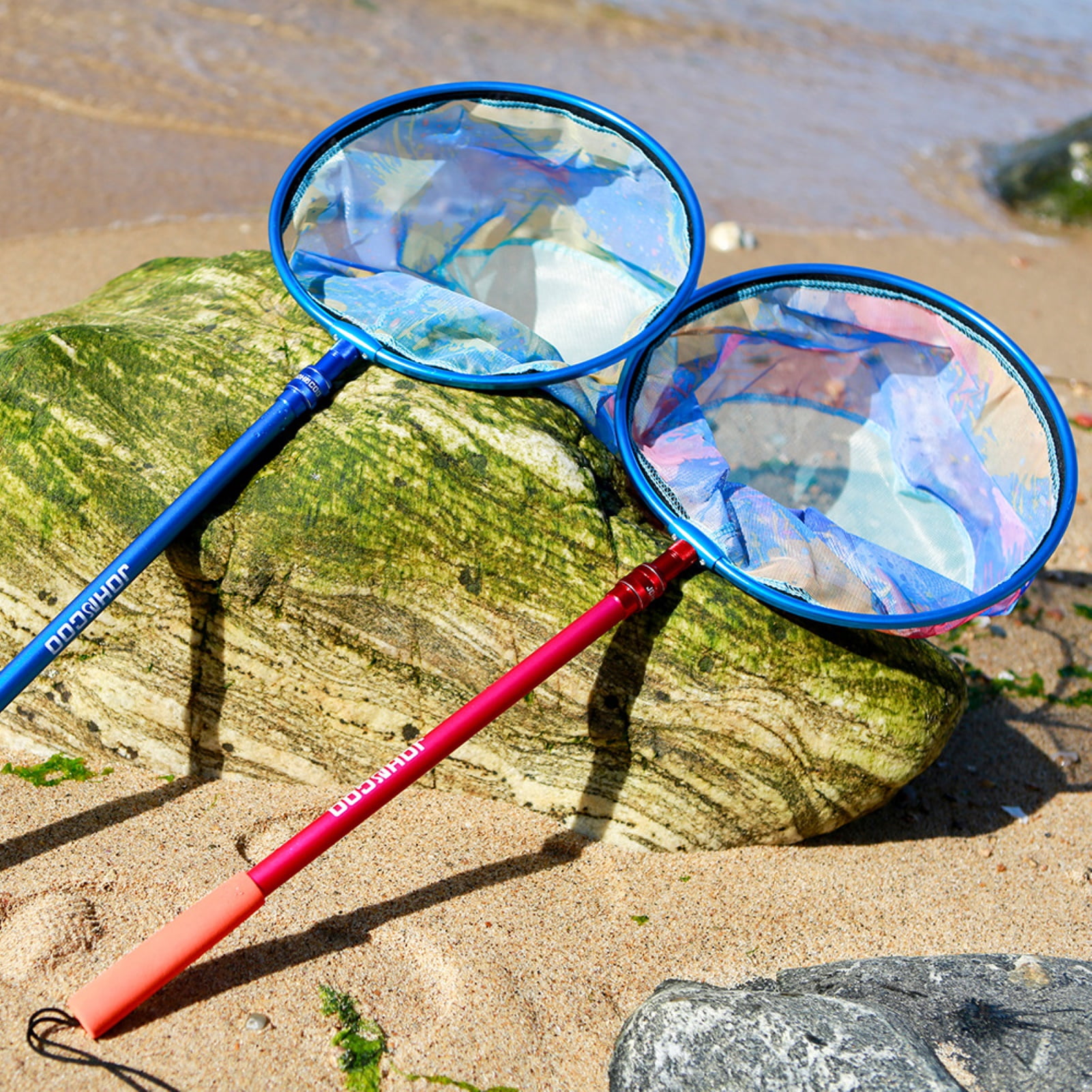 Joernso Fishing Dip Net Flexible Telescopic Aluminum Alloy Collapsible ...