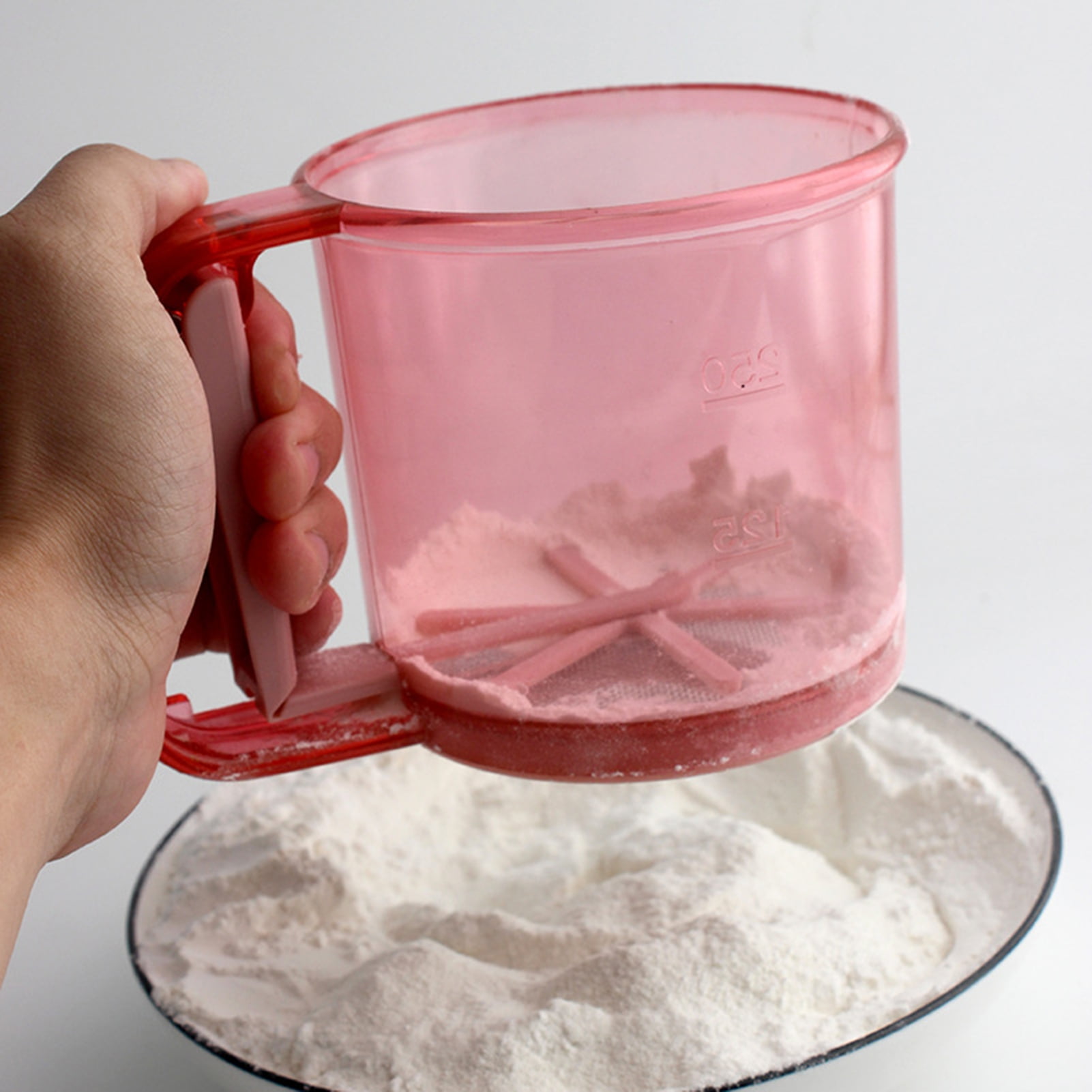 Joernso Flour Sieve Food Grade Large Capacity PP BPA Free Powder ...