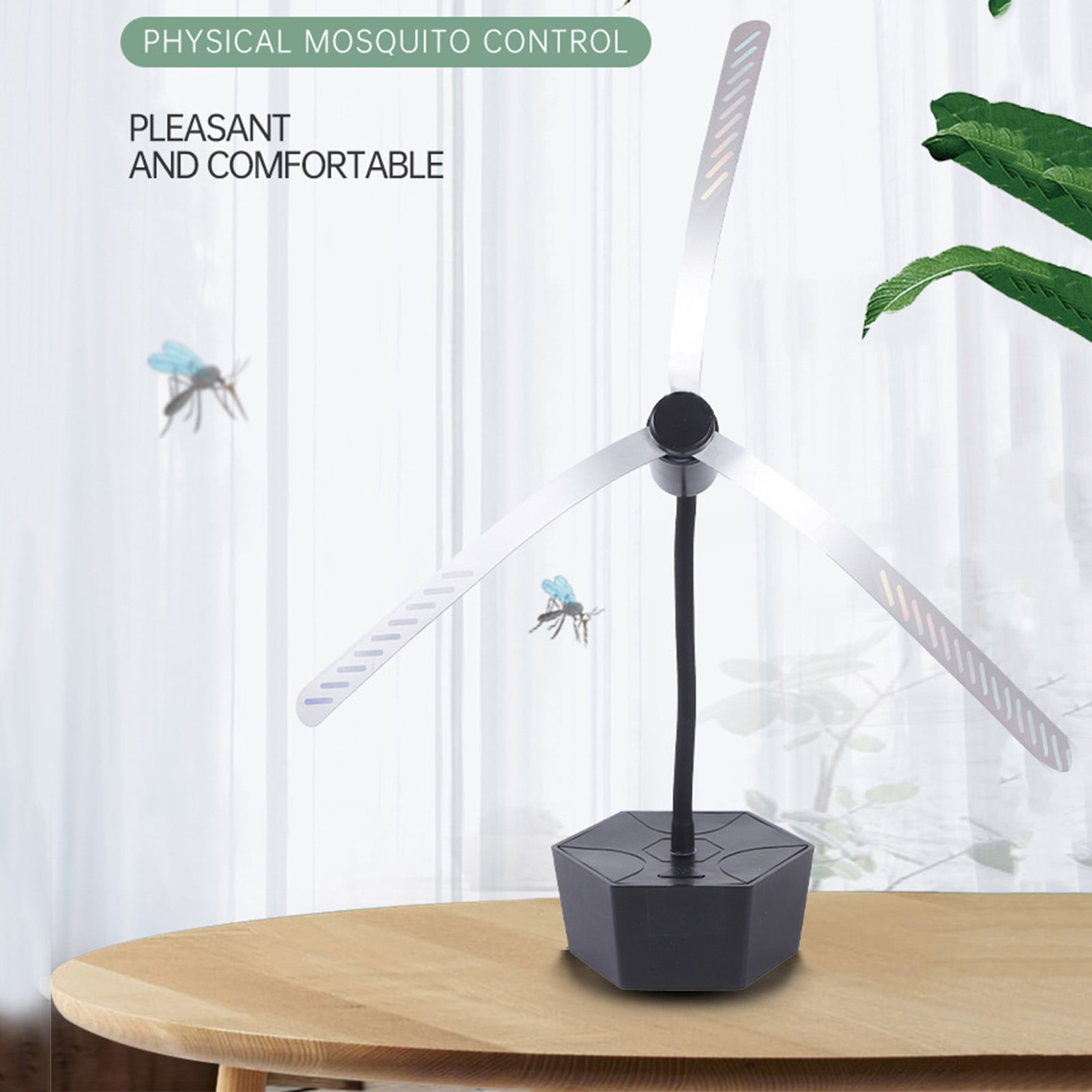 Joernso Fly Repellent Fan Portable USB Battery Powered Tabletop Fly ...