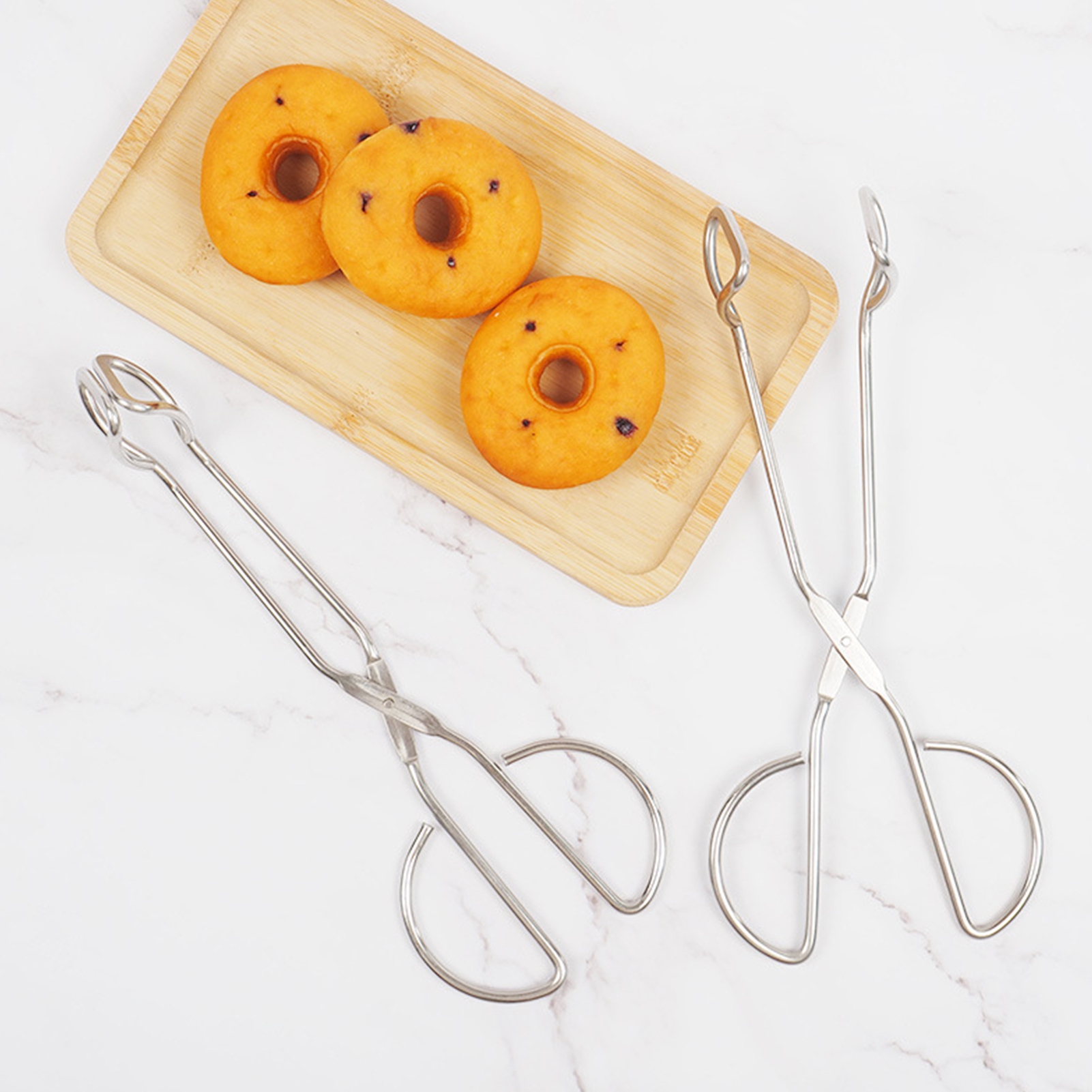 Joernso Food Clamp High Hardness Rust-proof Stainless Steel Salad Bread ...